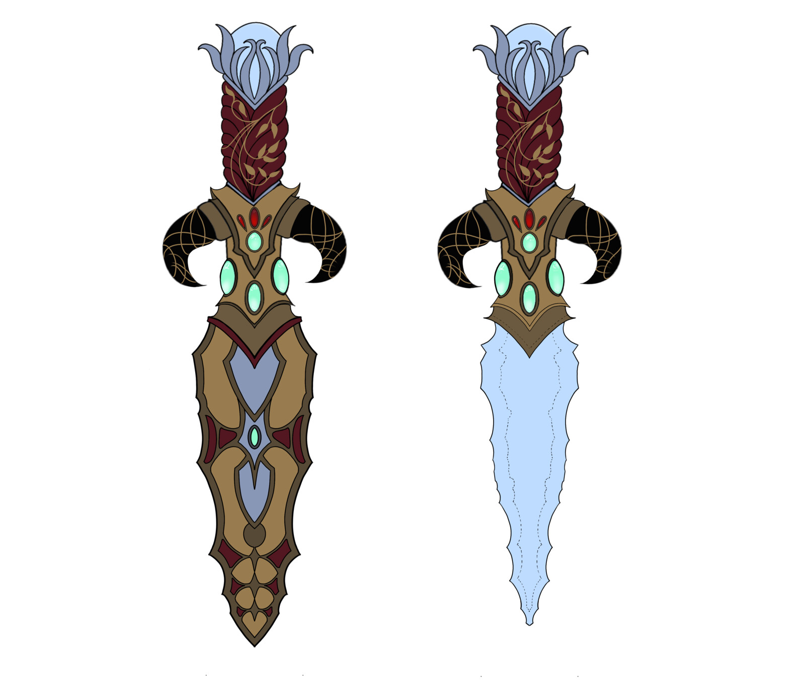 Rowan Magennis - Magic Dagger - Game Concept art