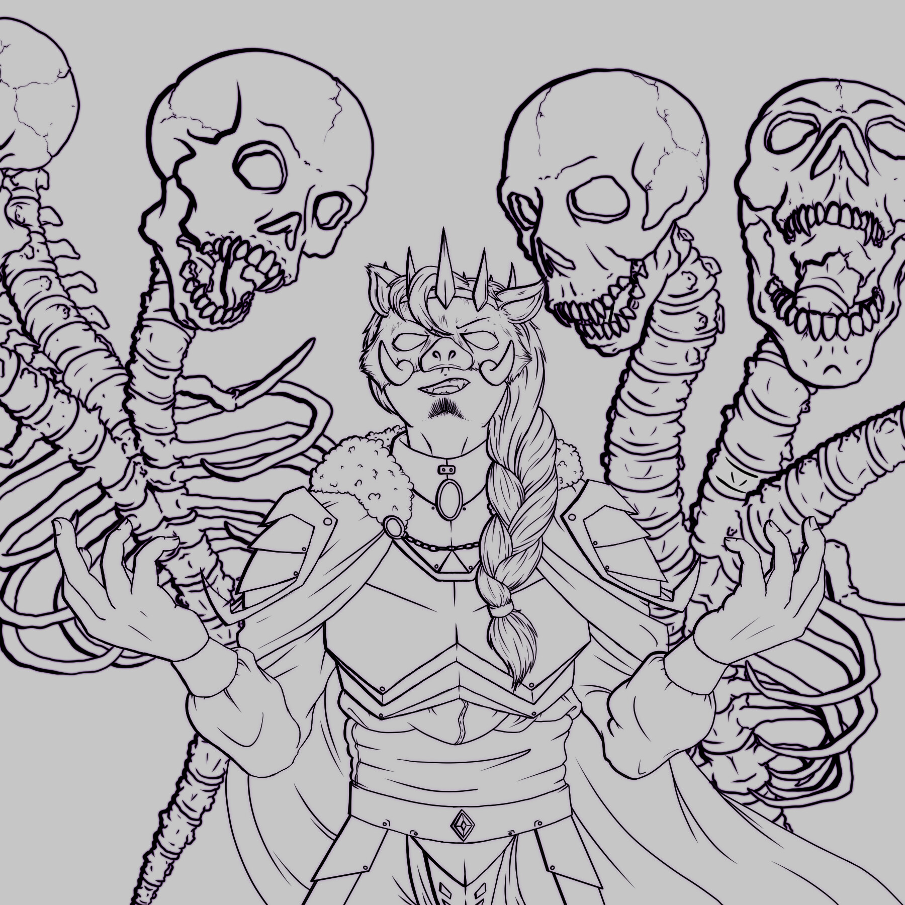 theseus coloring page