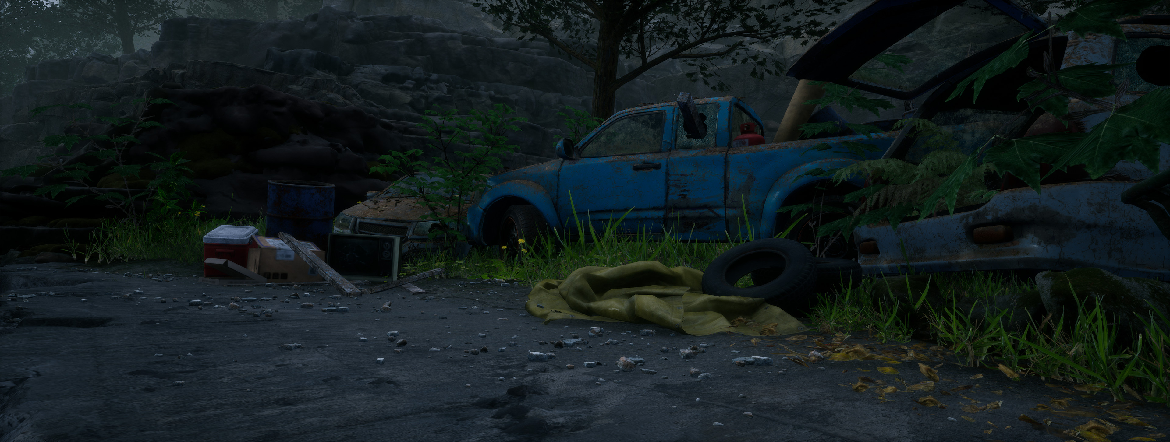 Carl Dorzok - Apocalyptic Destroyed Road