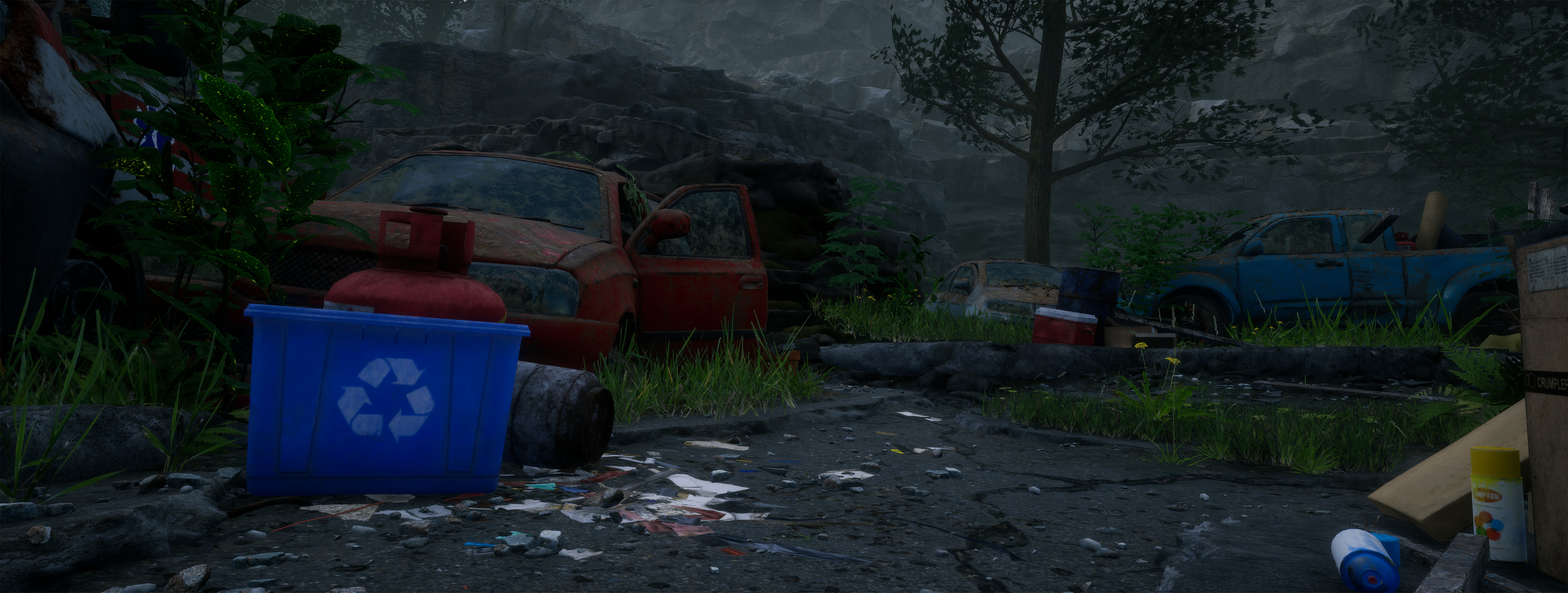 Carl Dorzok - Apocalyptic Destroyed Road