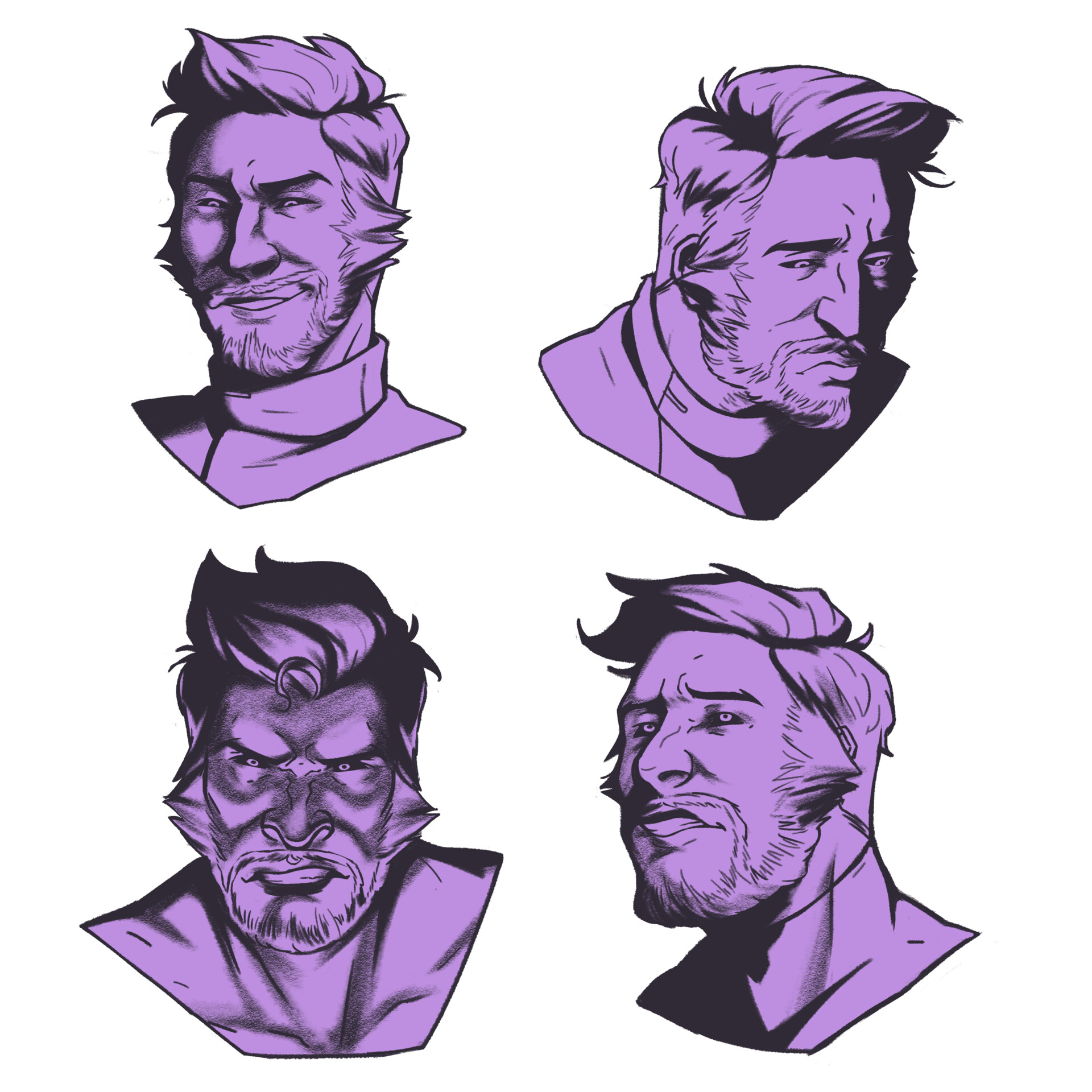 Marvin Anthony - Character expression tests - Ray Jacobson