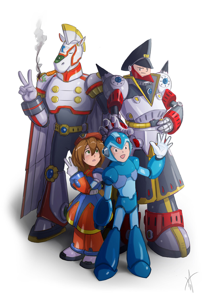 ArtStation - Mega Man and Repliforce