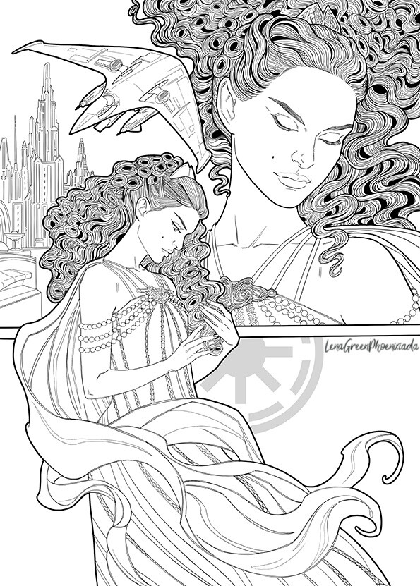 revenge of the sith coloring book