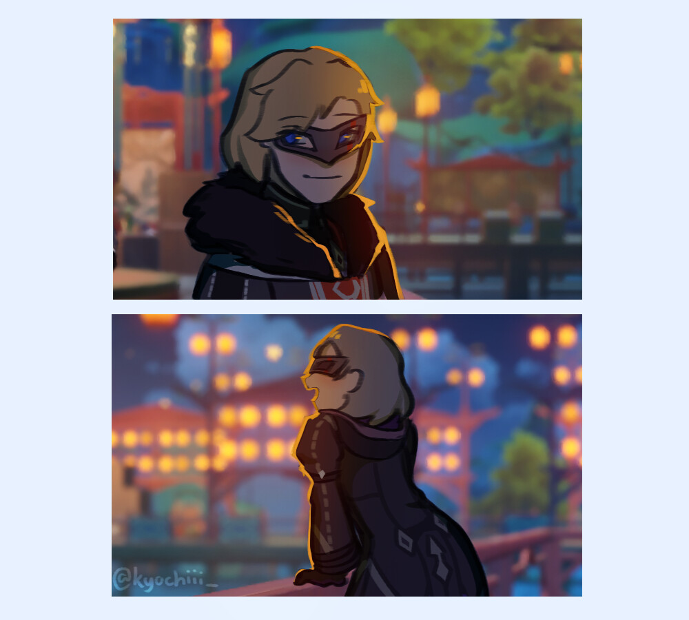 ArtStation - tangled scene redraw but its vlad and nadia