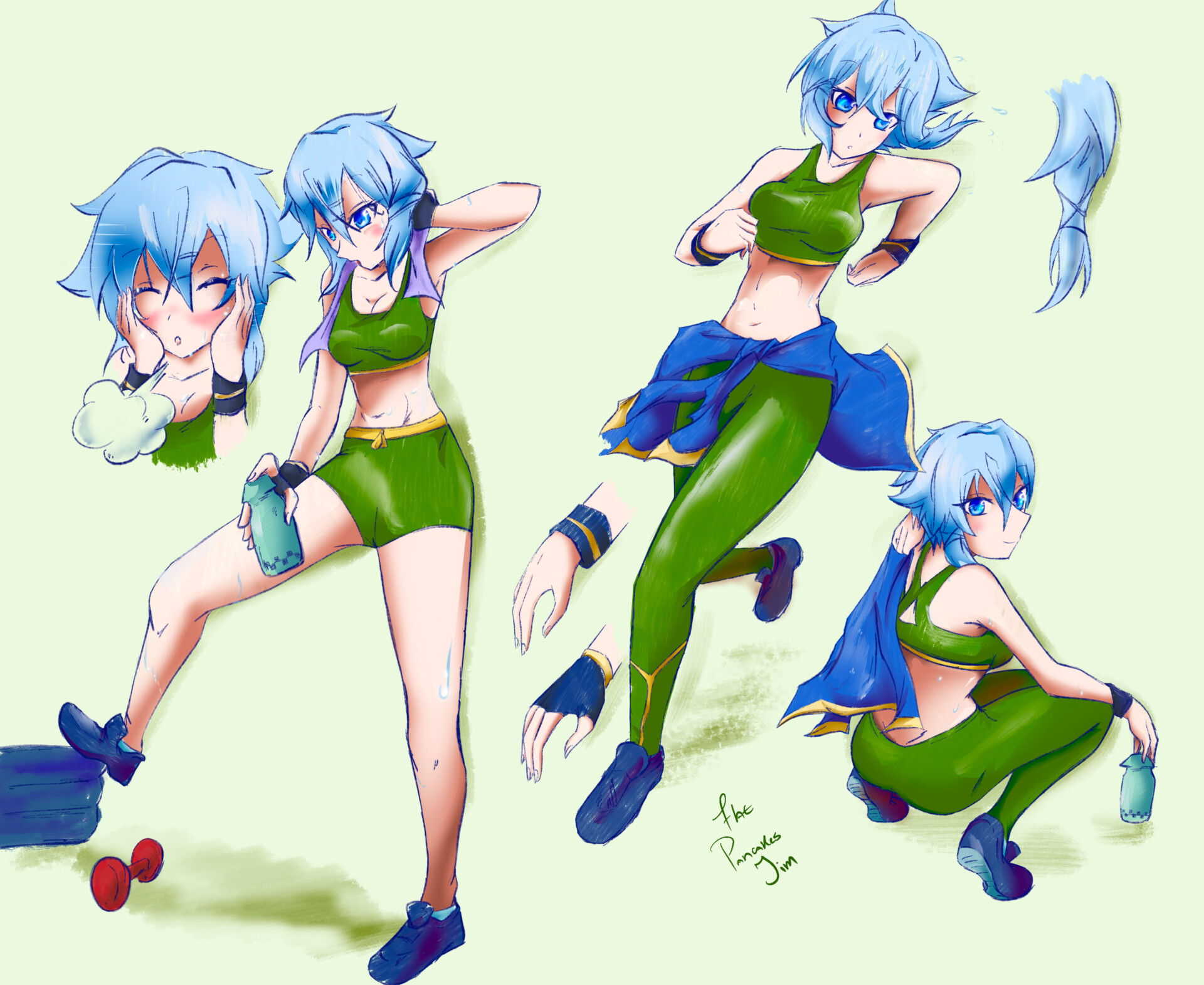 ArtStation - Gym Sinon fanart