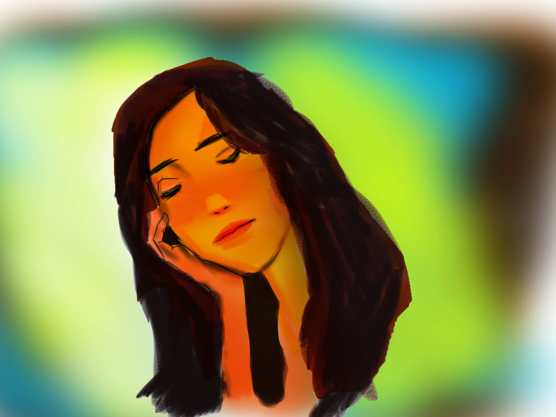 ArtStation - The Sad lady