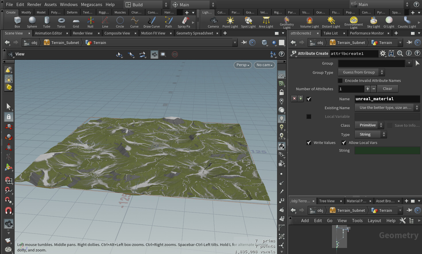 Bruno Pashaj - Houdini HDA Terrain Tool