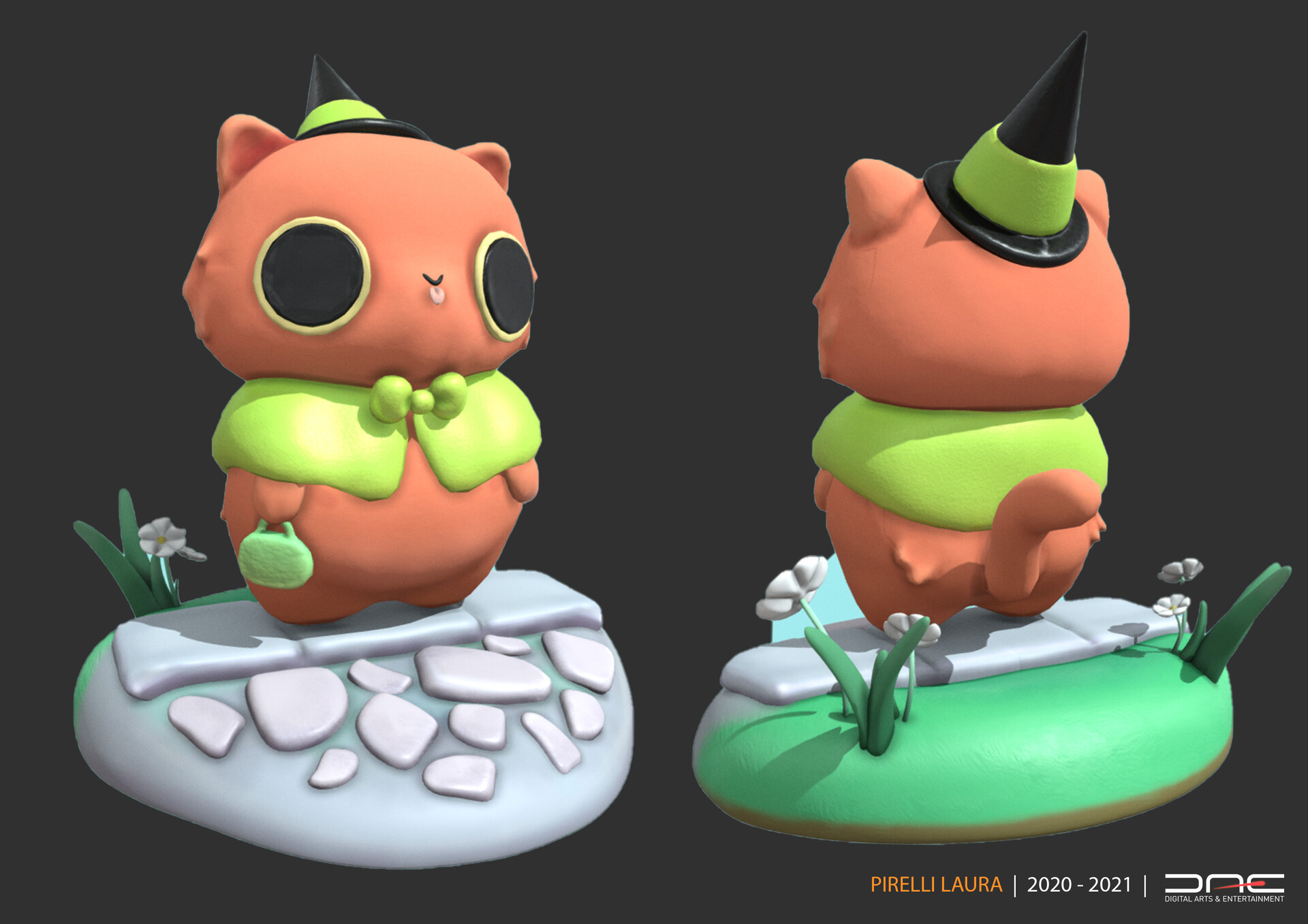 Laura Pirelli - Wizard Cat - Concept by Heathersketcheroos