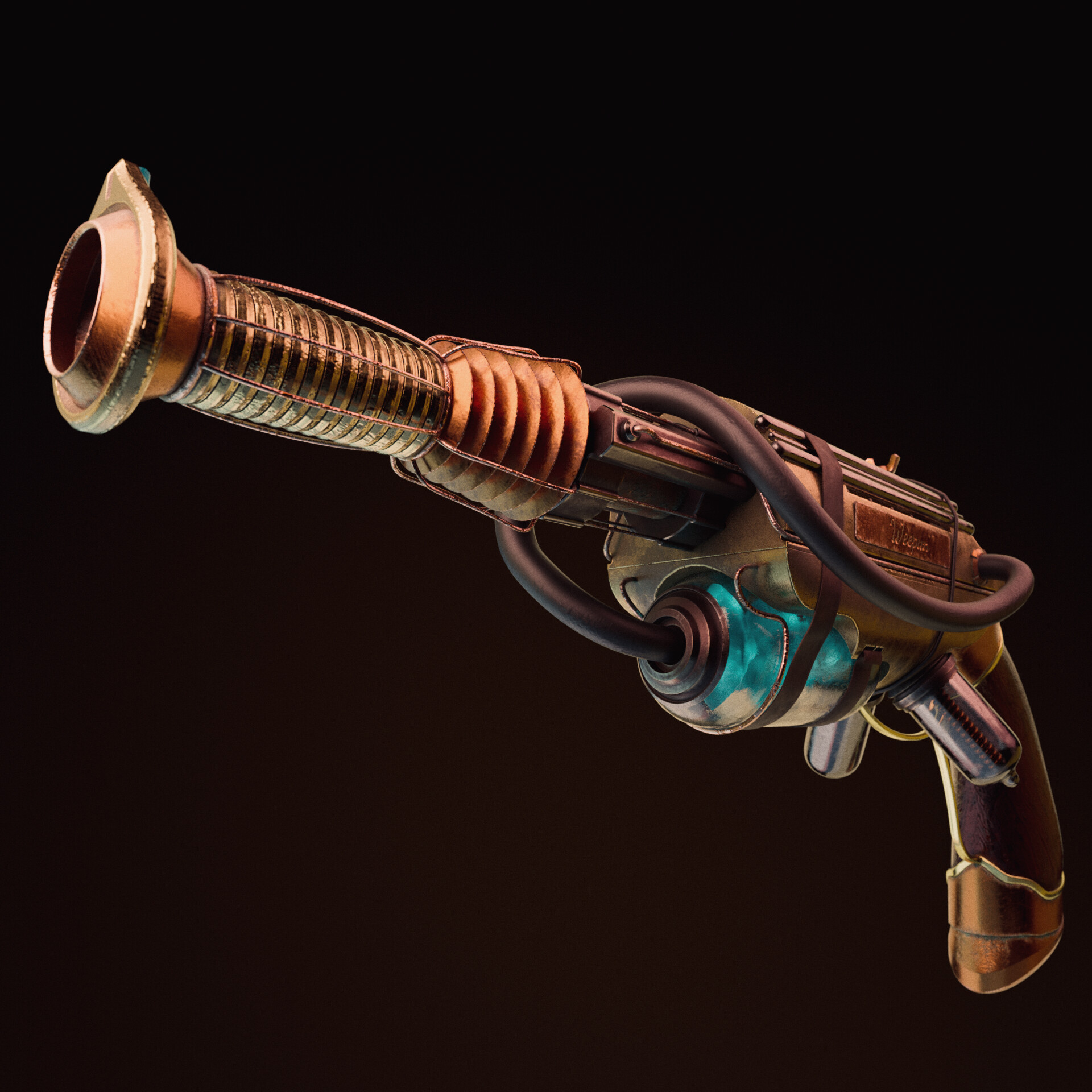 ArtStation - SteamPunk Gun