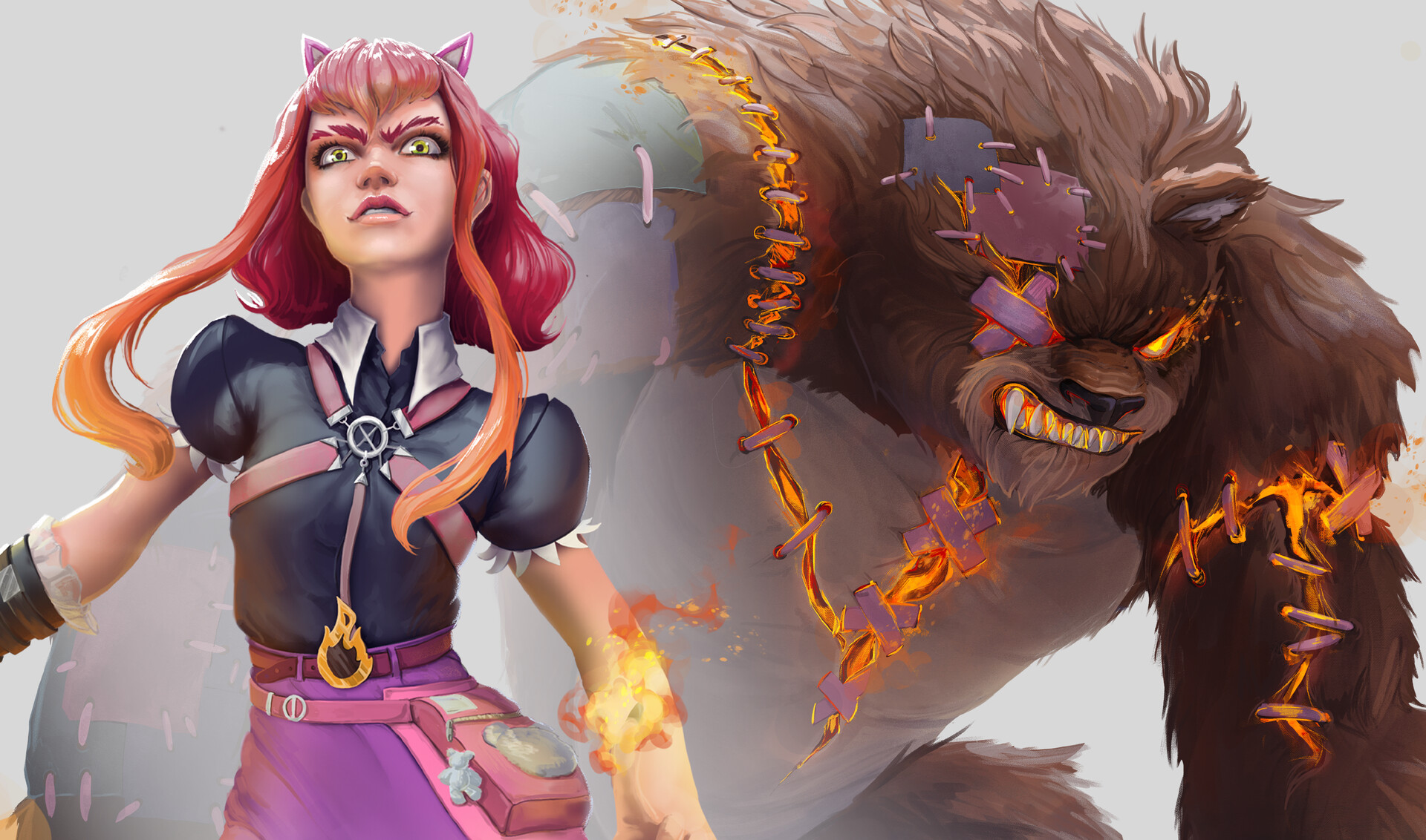 League Of Legends Cosplay Annie And Tibbers
