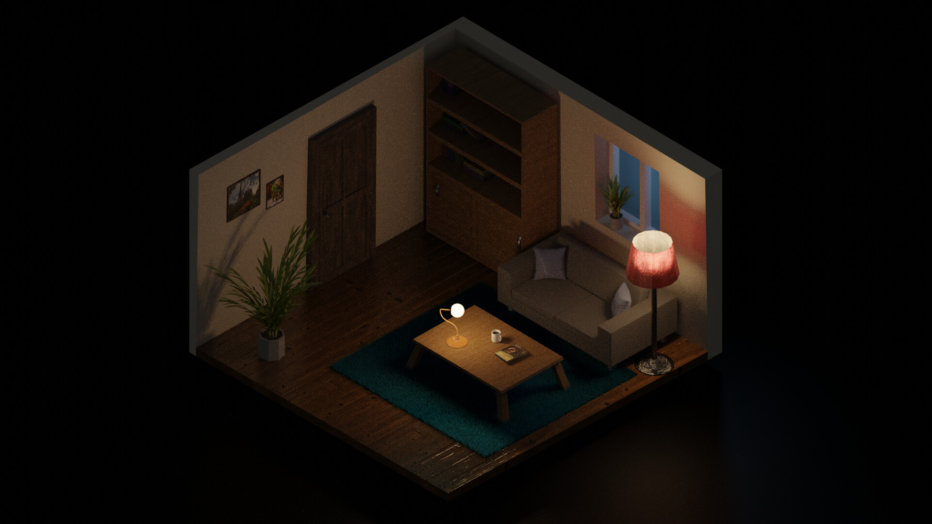 ArtStation - Isometric room #1