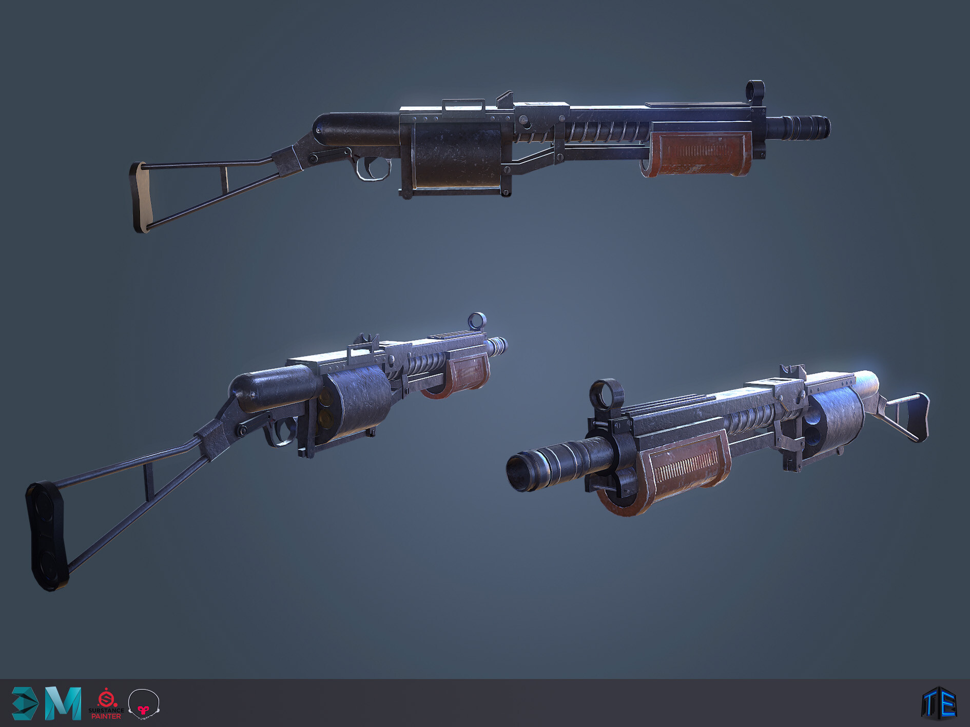ArtStation - Makeshift shotgun