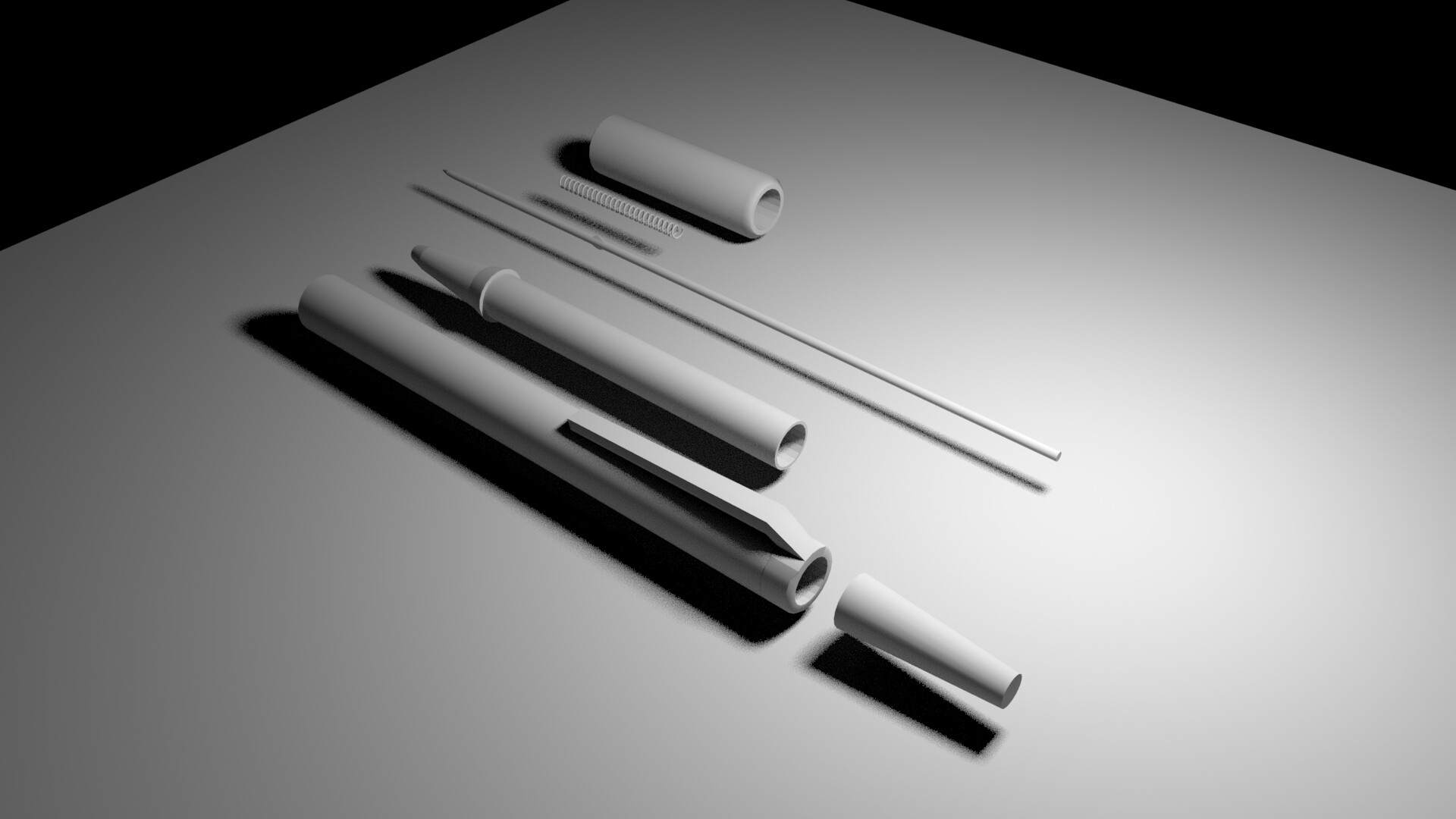 ArtStation - Pen 3D Model Breakdown