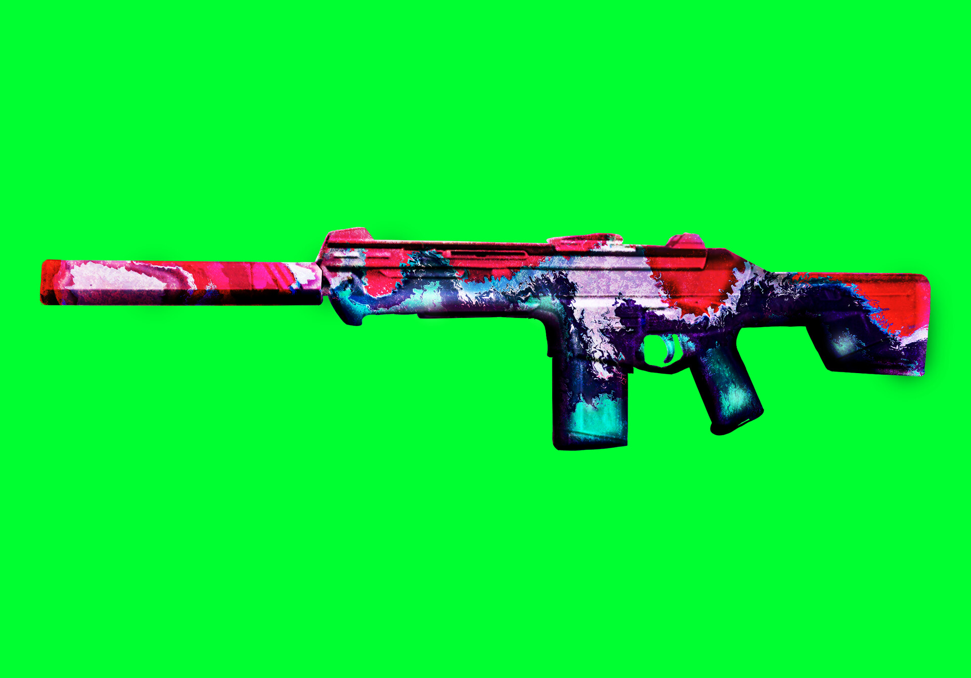 Aurora - valorant chaos phantom