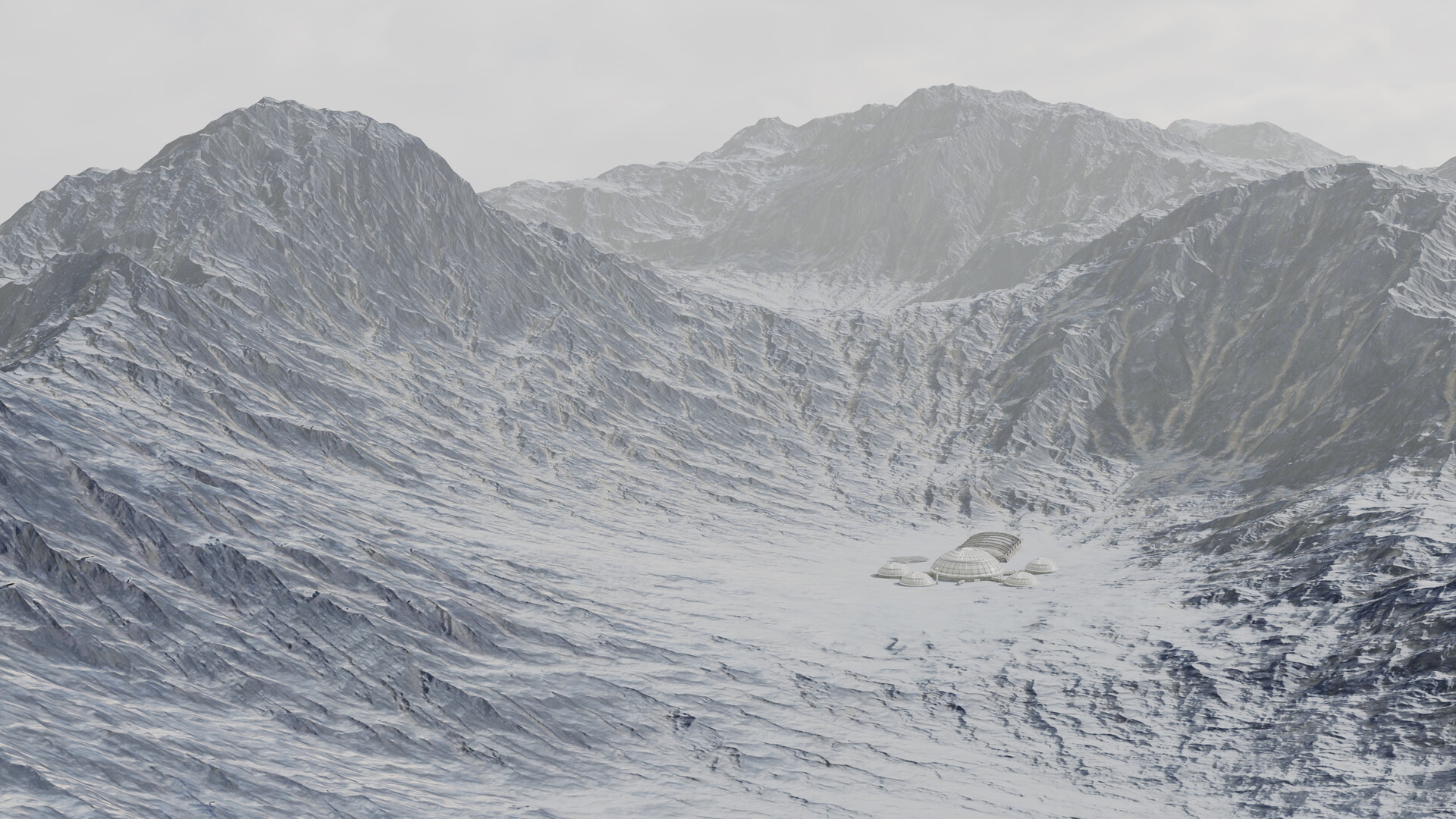 ArtStation - Mountain Base