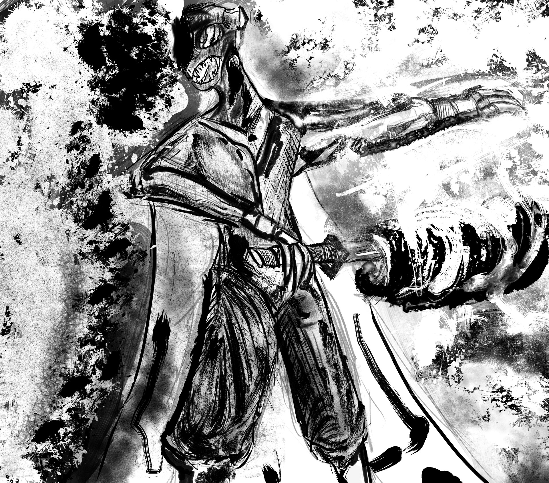 ArtStation - dinosaur samurai