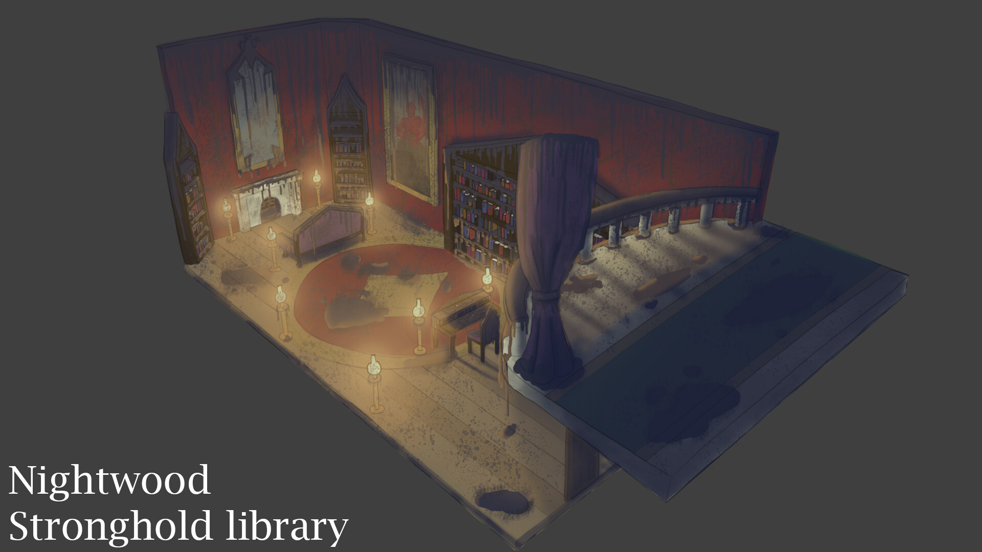 ArtStation - Inquiry of Nightwood Stronghold - Environment Design