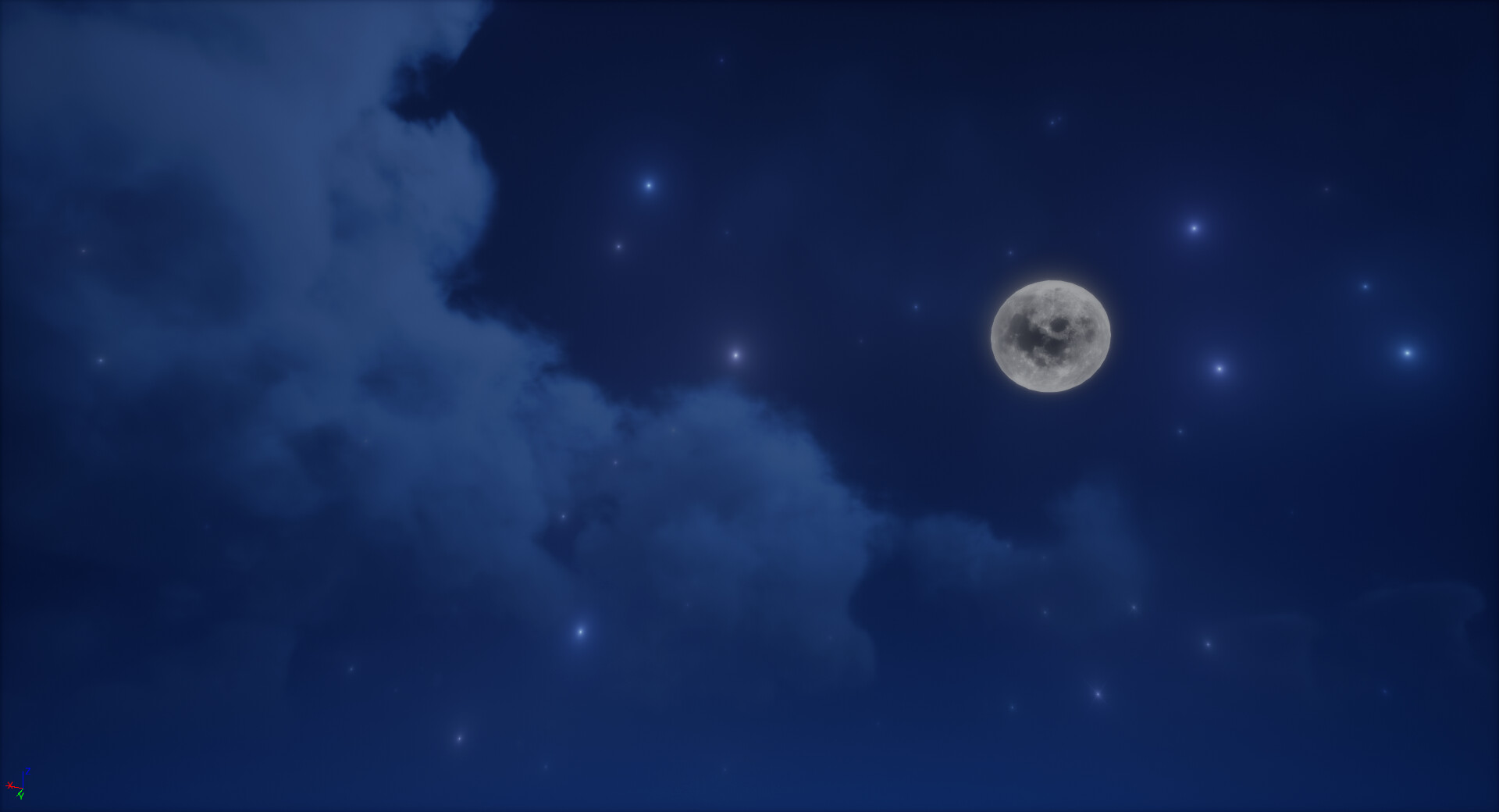 simple night sky