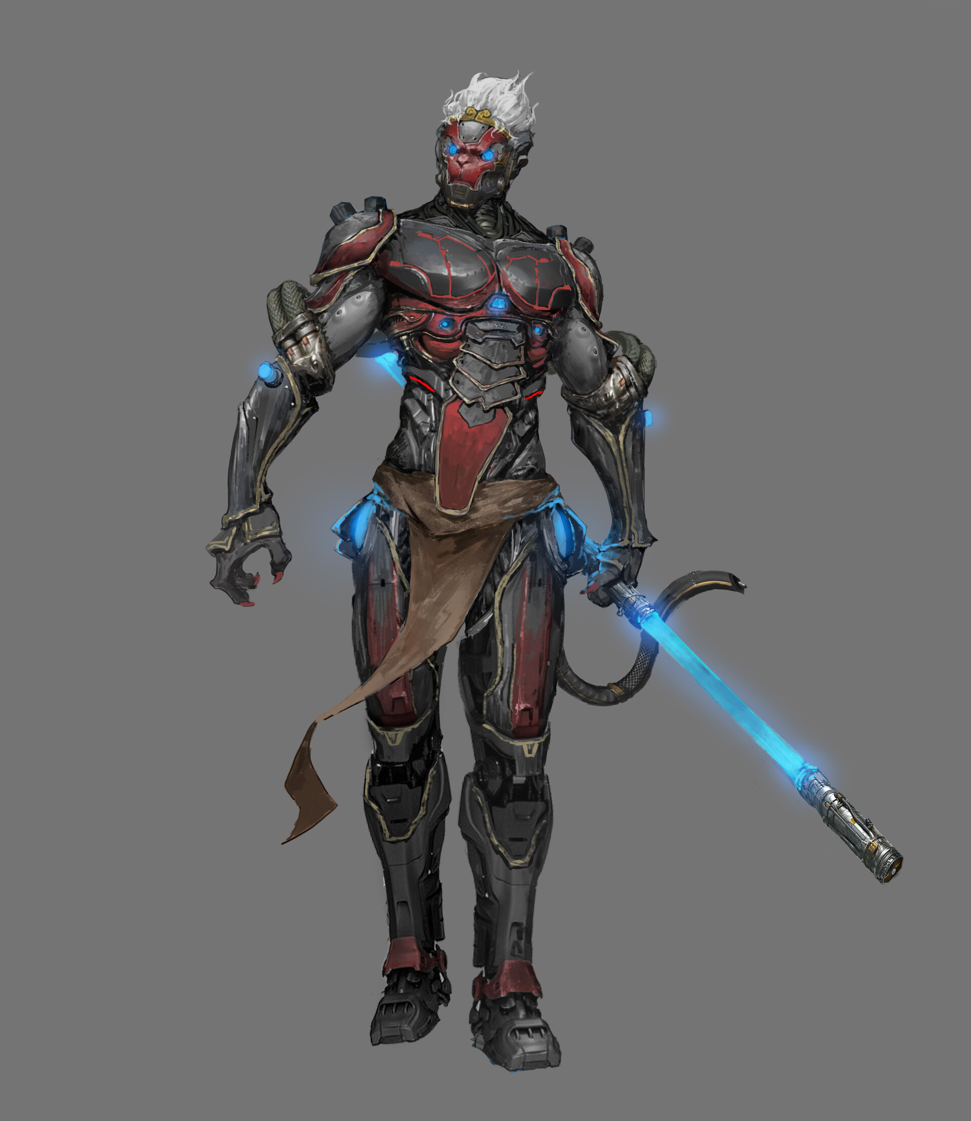 ArtStation - Mecha Wukong character concept