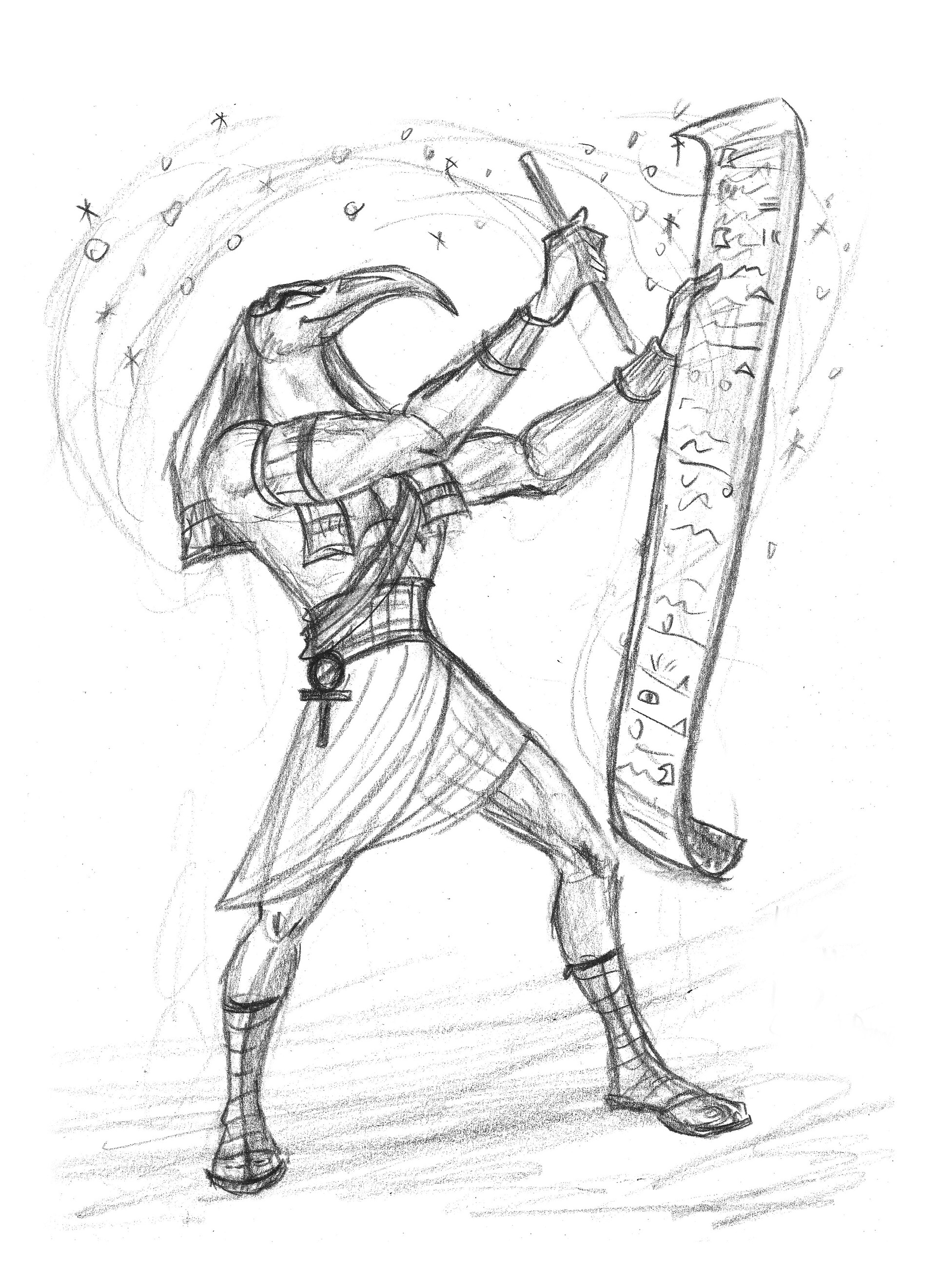 Thoth Drawing