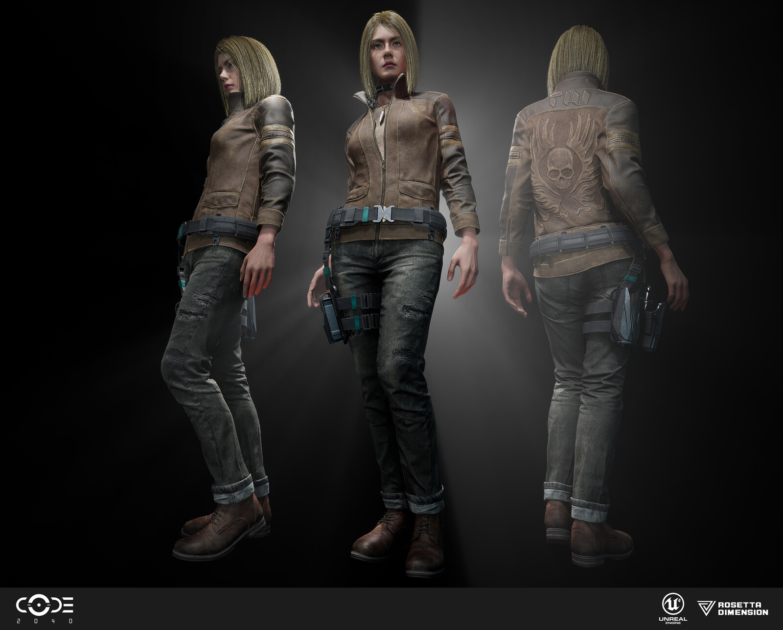 Hui-shan - CODE2040 / Leather jacket Style (皮革外套造型)