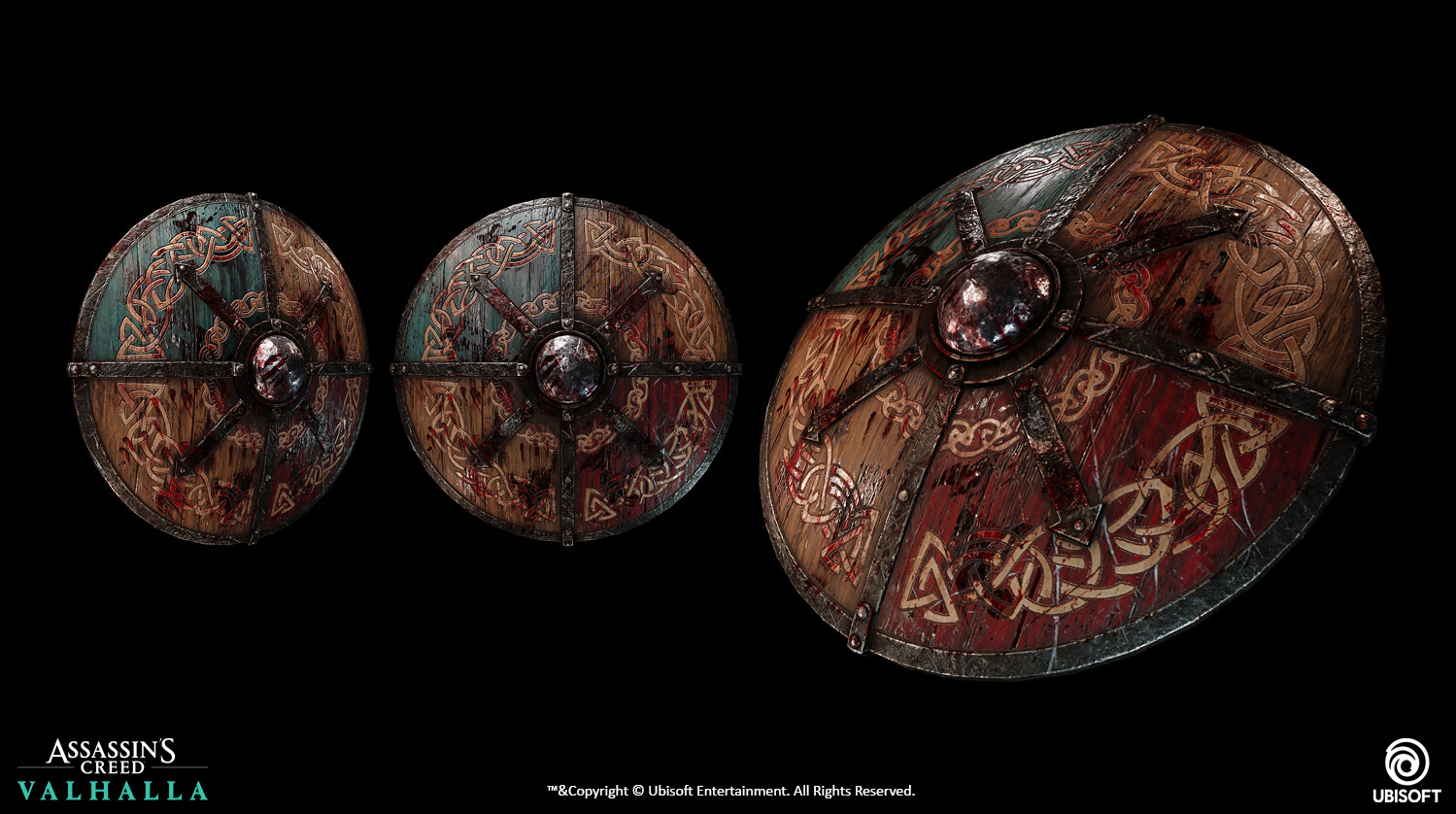 Aljay Delos Santos - Assasins Creed Valhalla Weapons: Helgi's Shield