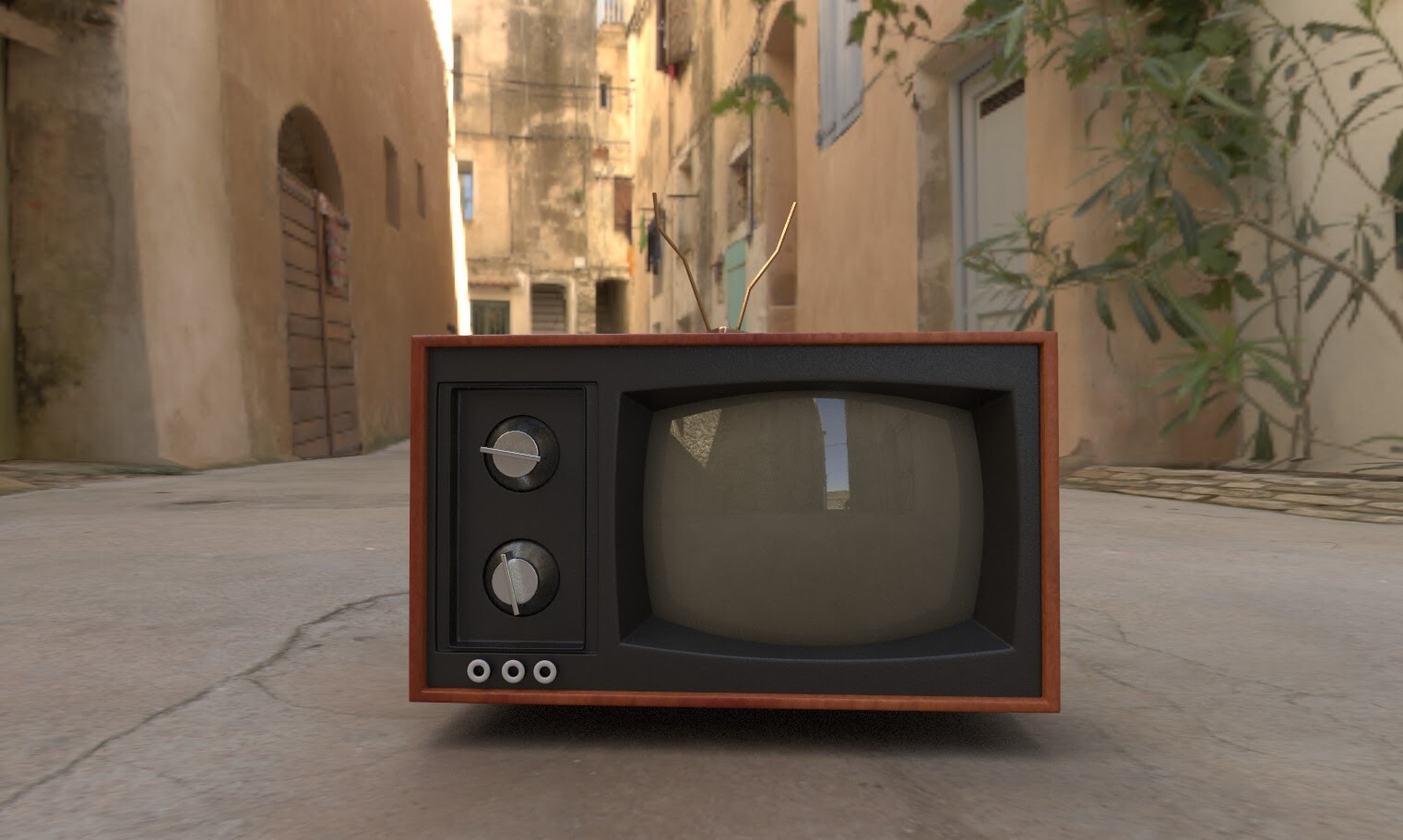 ArtStation - Tv Texturing Practice