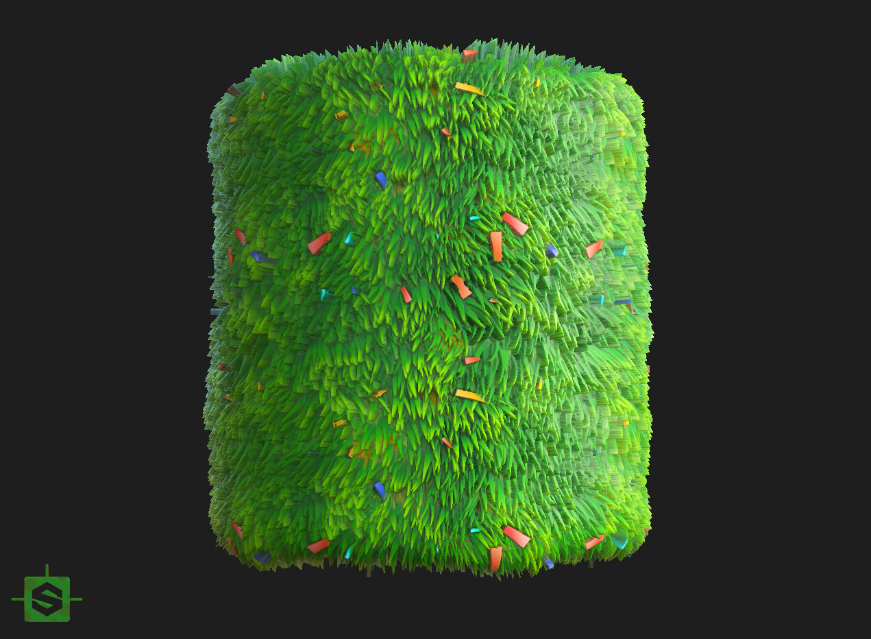 ArtStation - Football field grass