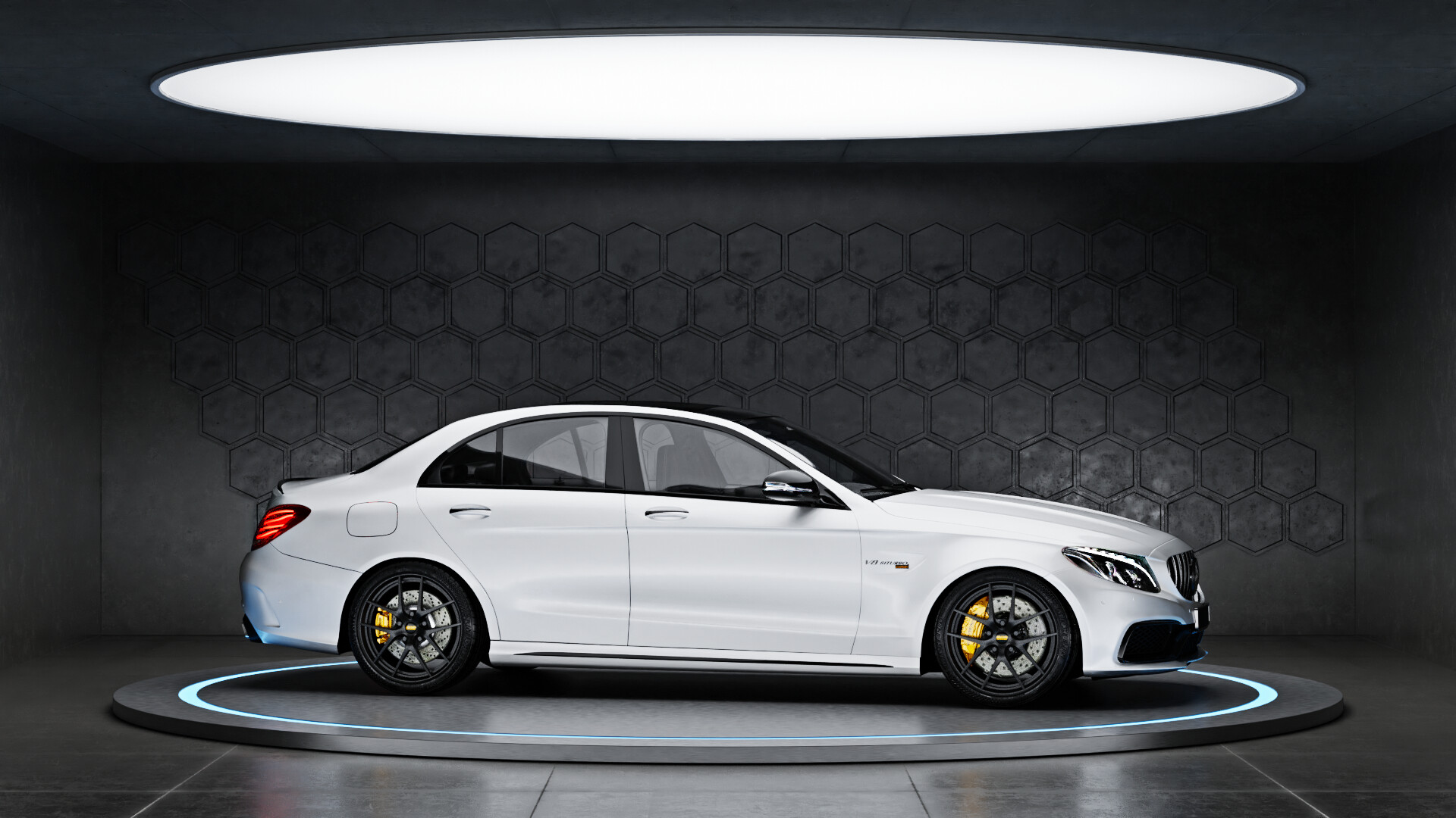 ArtStation - 360 render of Mercedes C63-AMG