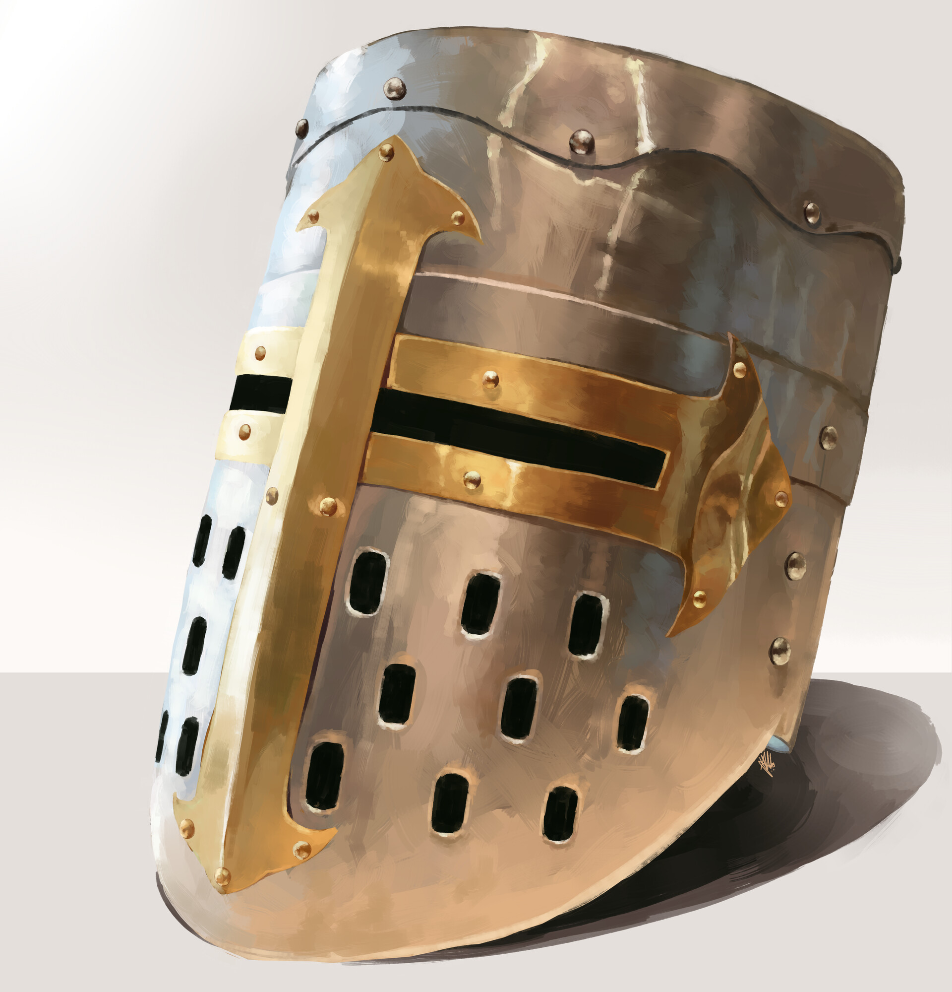 ArtStation - Crusader helmet