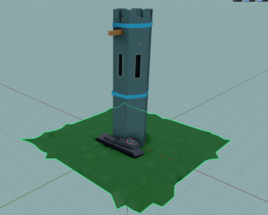 ArtStation - Building a tower in BLENDER