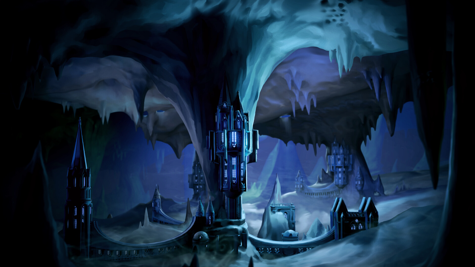 ArtStation - Underground city - Animation environment concept