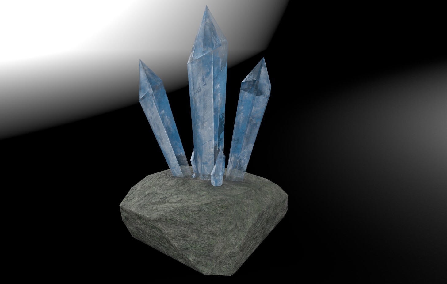 ArtStation - Crystal in rock