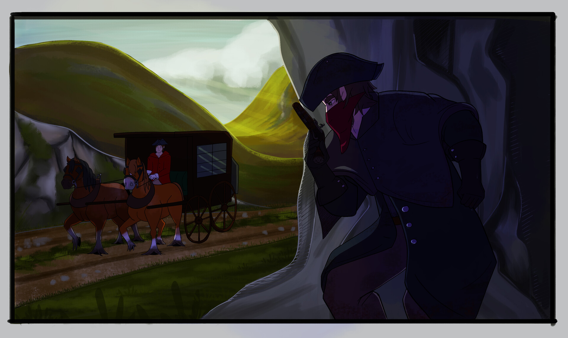 ArtStation - Tales from Down - Highway Robbery