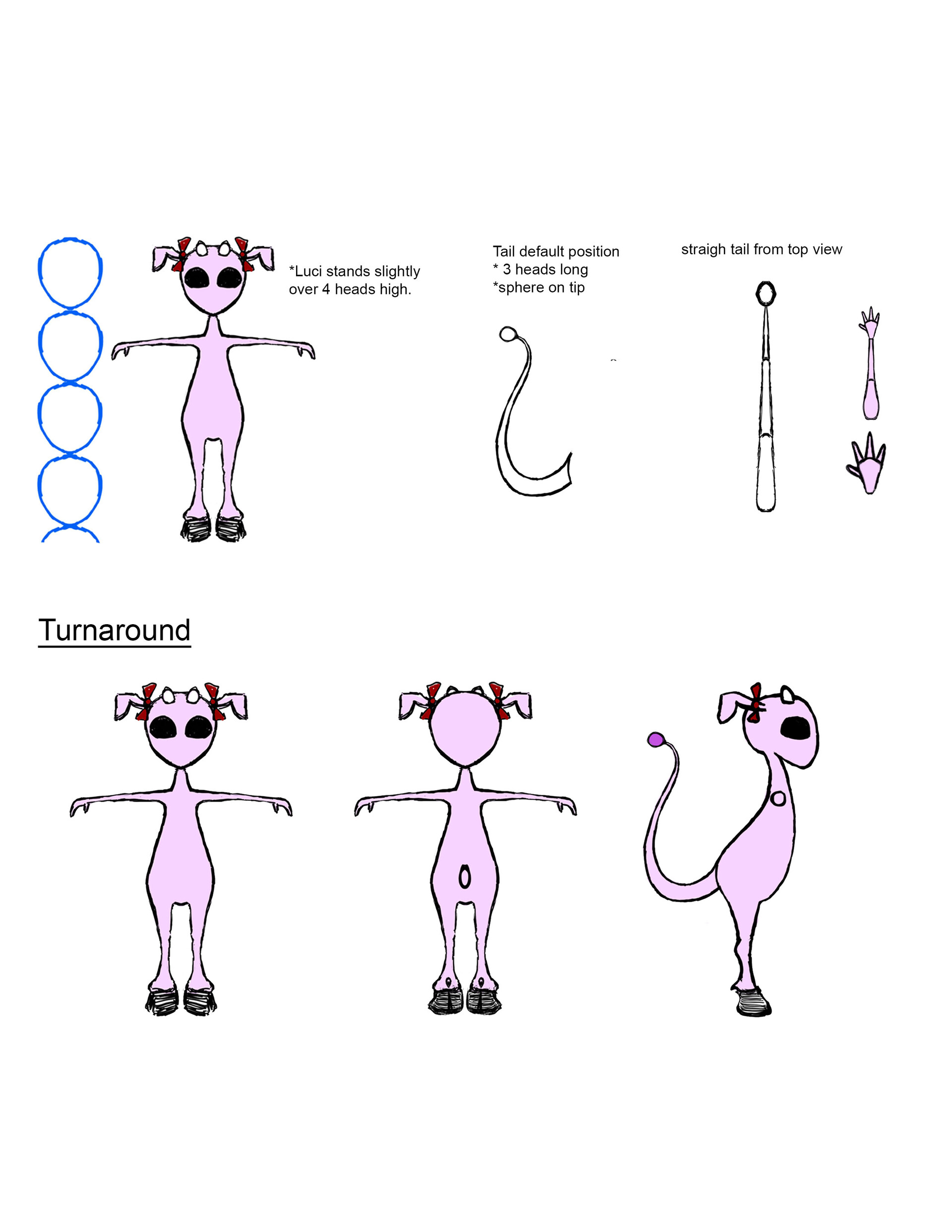 ArtStation - Luci Modeling Sheet