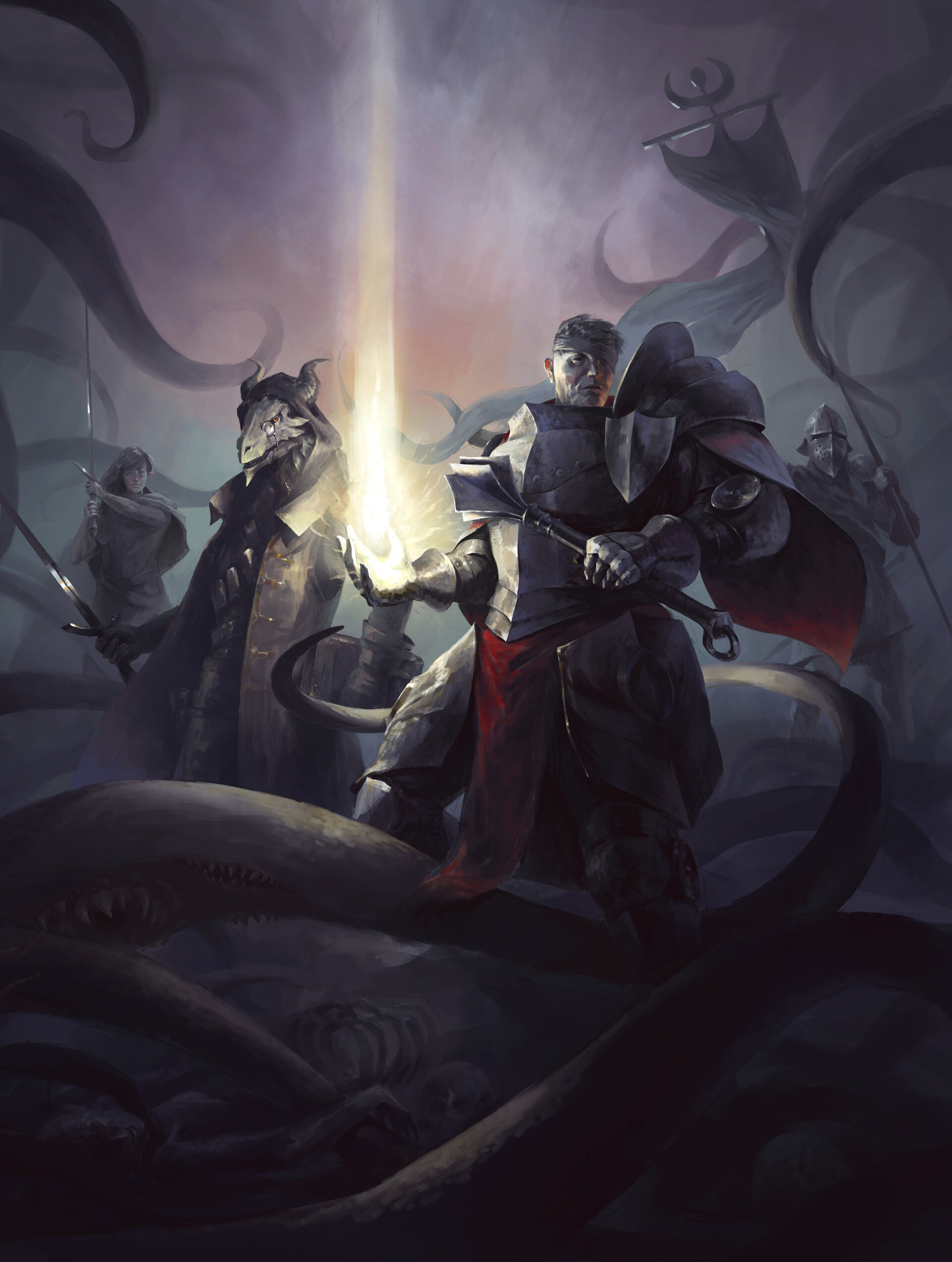 ArtStation - The Book of Eldritch Horrors Cover Art