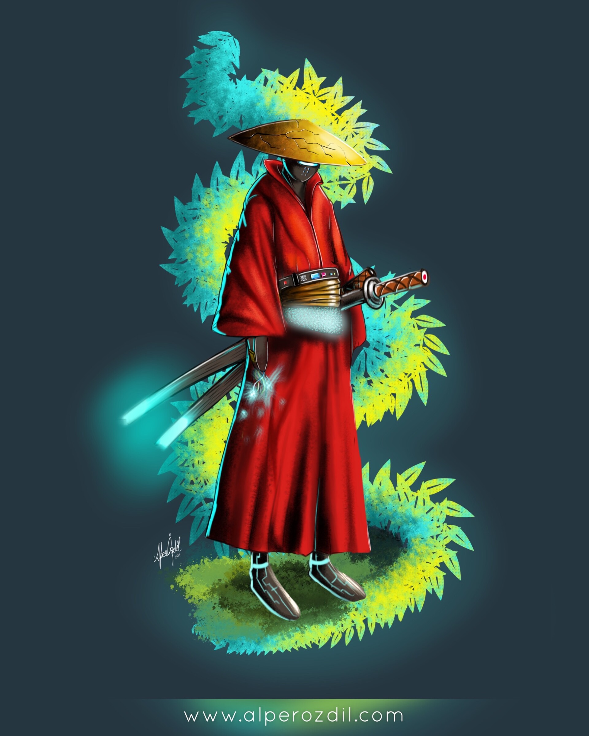 ArtStation - Cyberpunk Samurai