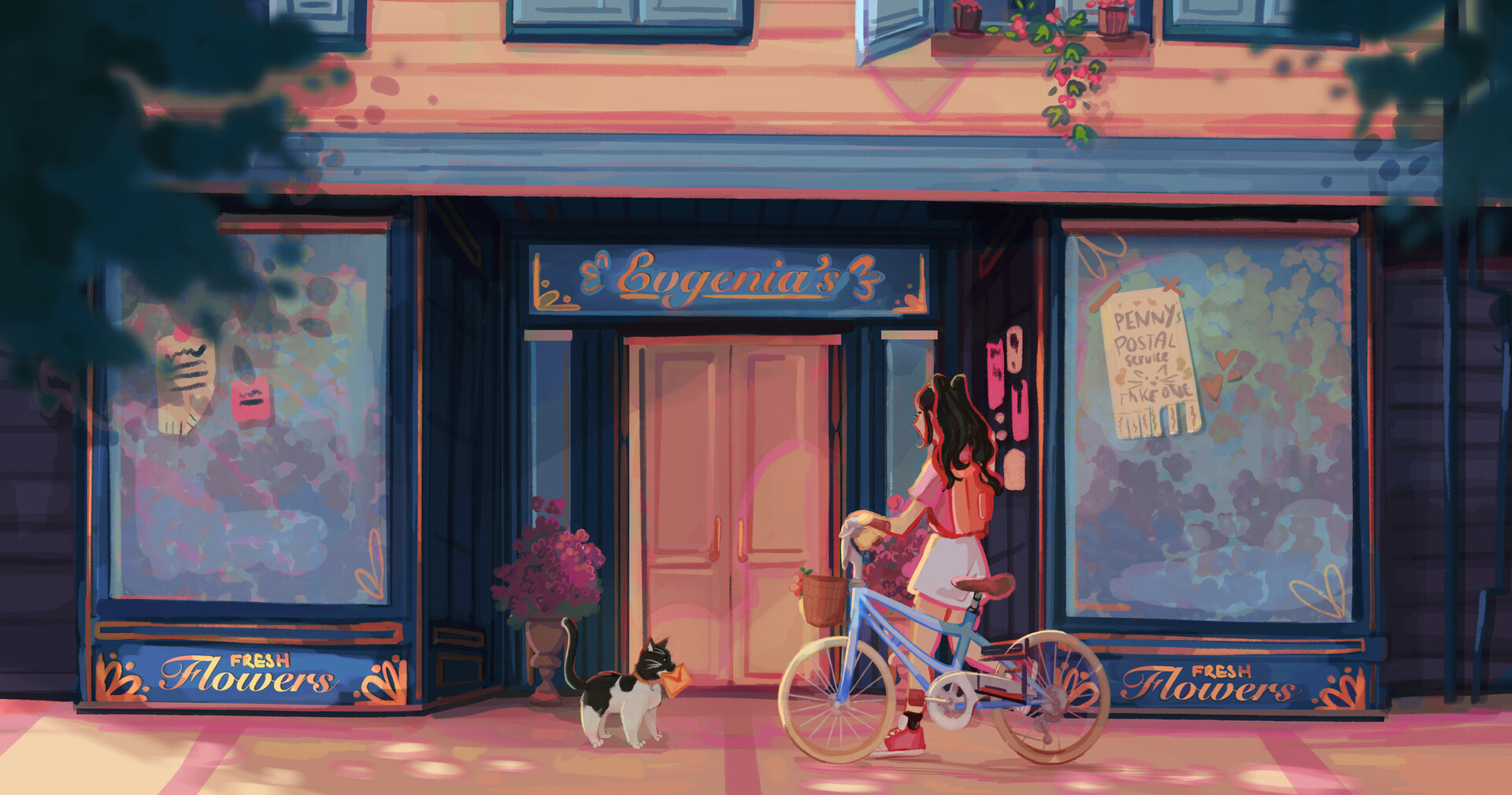ArtStation - Penny's Postal Service Keyframe #1