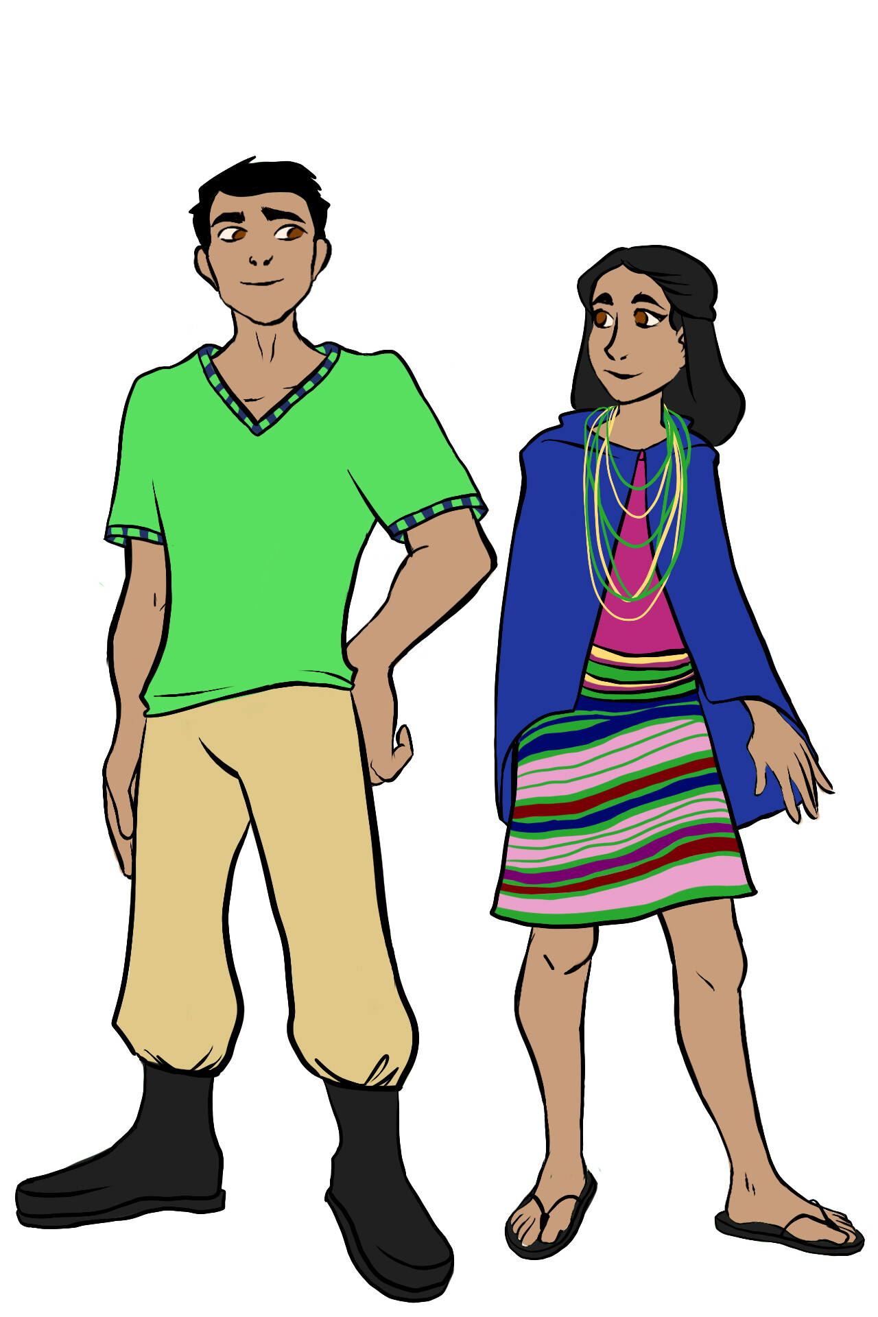 ArtStation - Vestimenta de Culturas Ecuatorianas