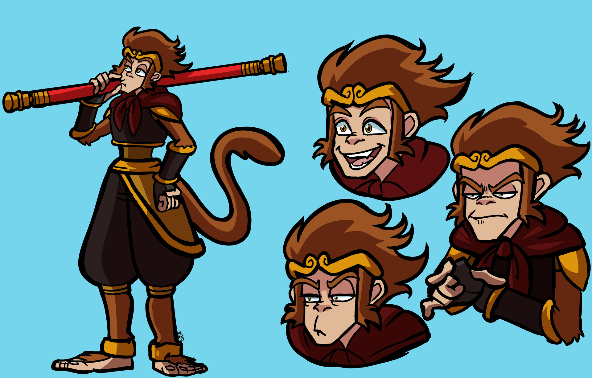 ArtStation - Sun Wukong - design