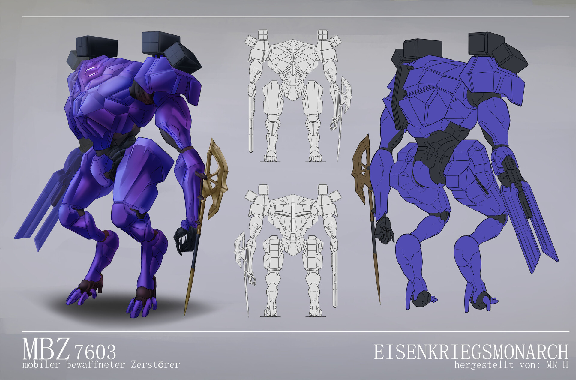 ArtStation - Axe Mech