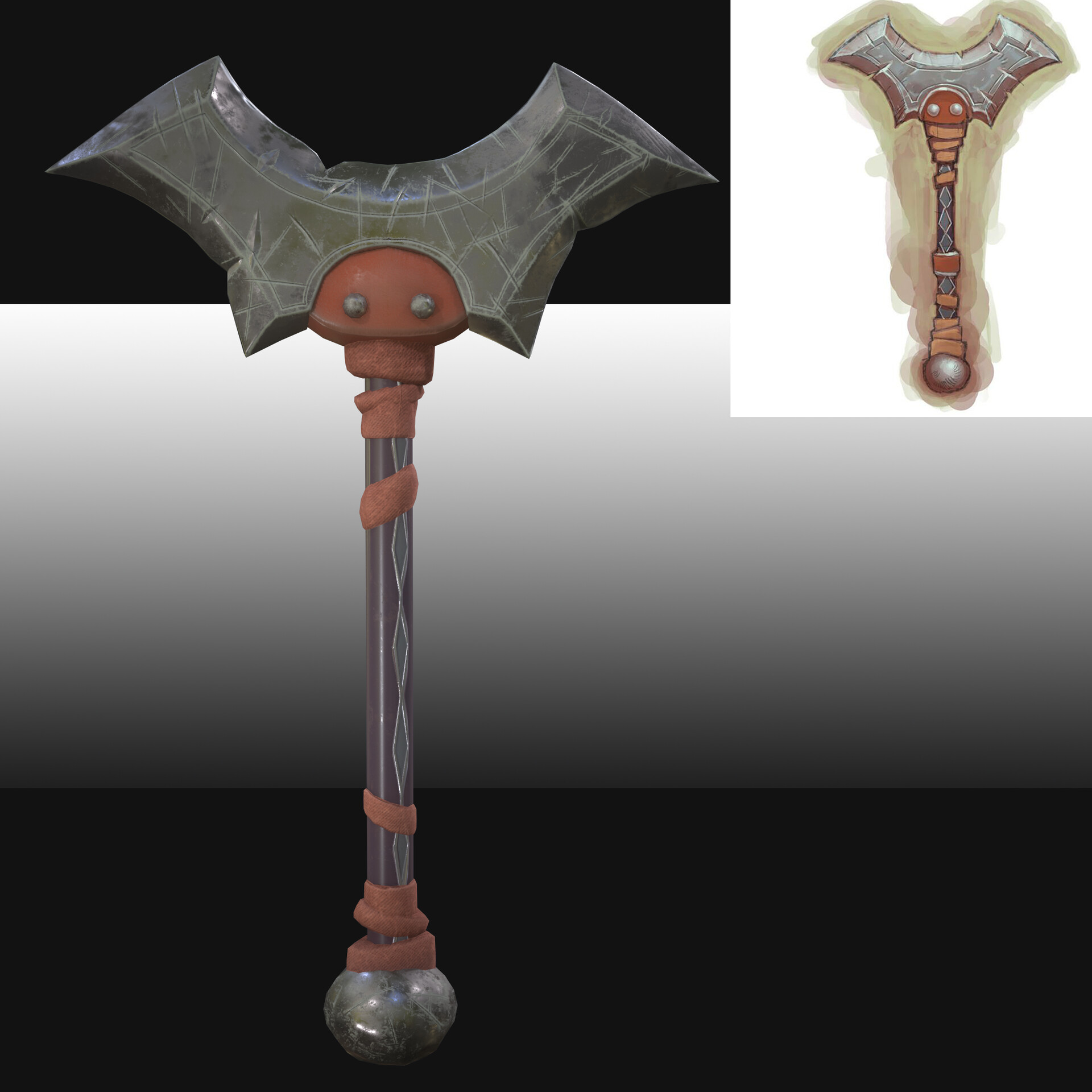 ArtStation - Northrend Axe