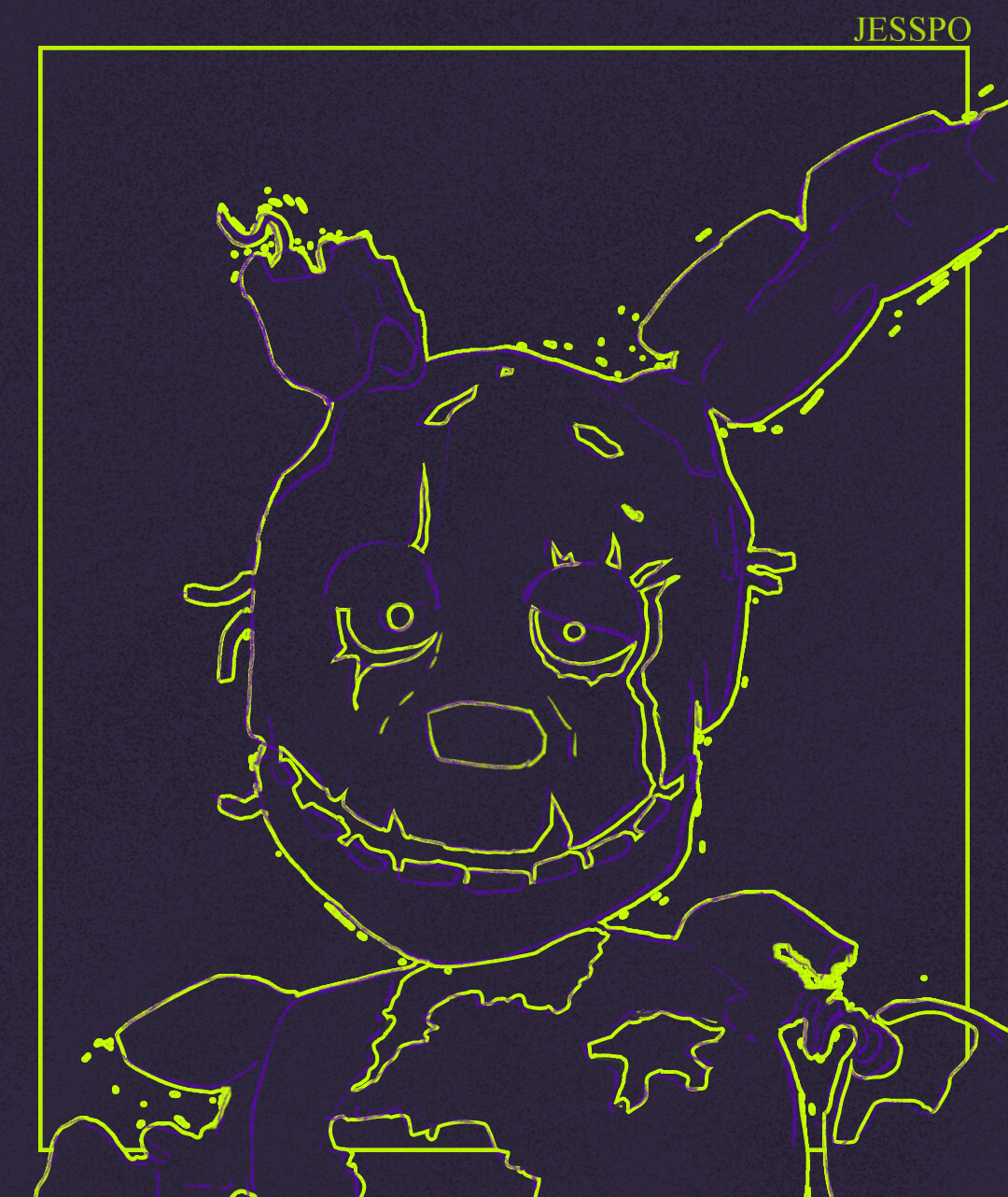 ArtStation - 10 - Five Nights at Freddy's - Video Game Art Challenge