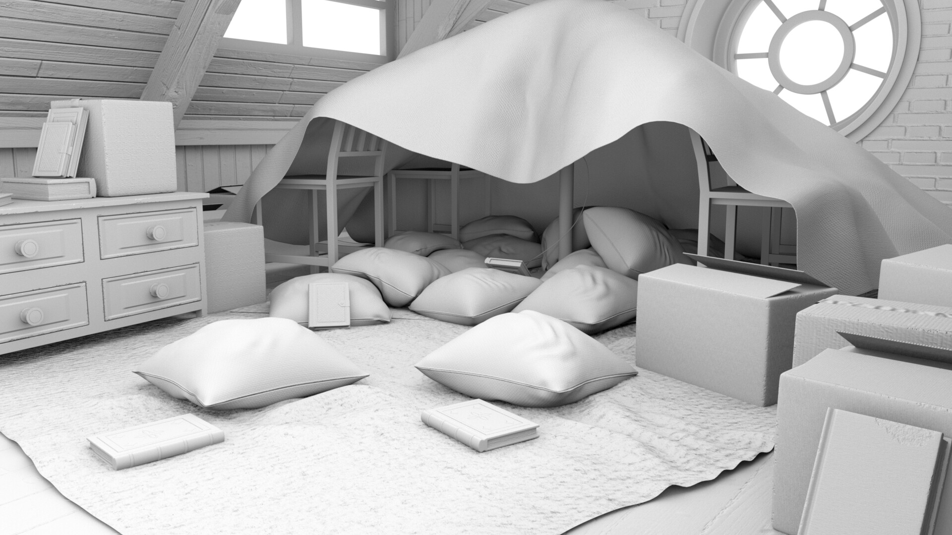 Gabriele Uberti - Attic Blanket Fort