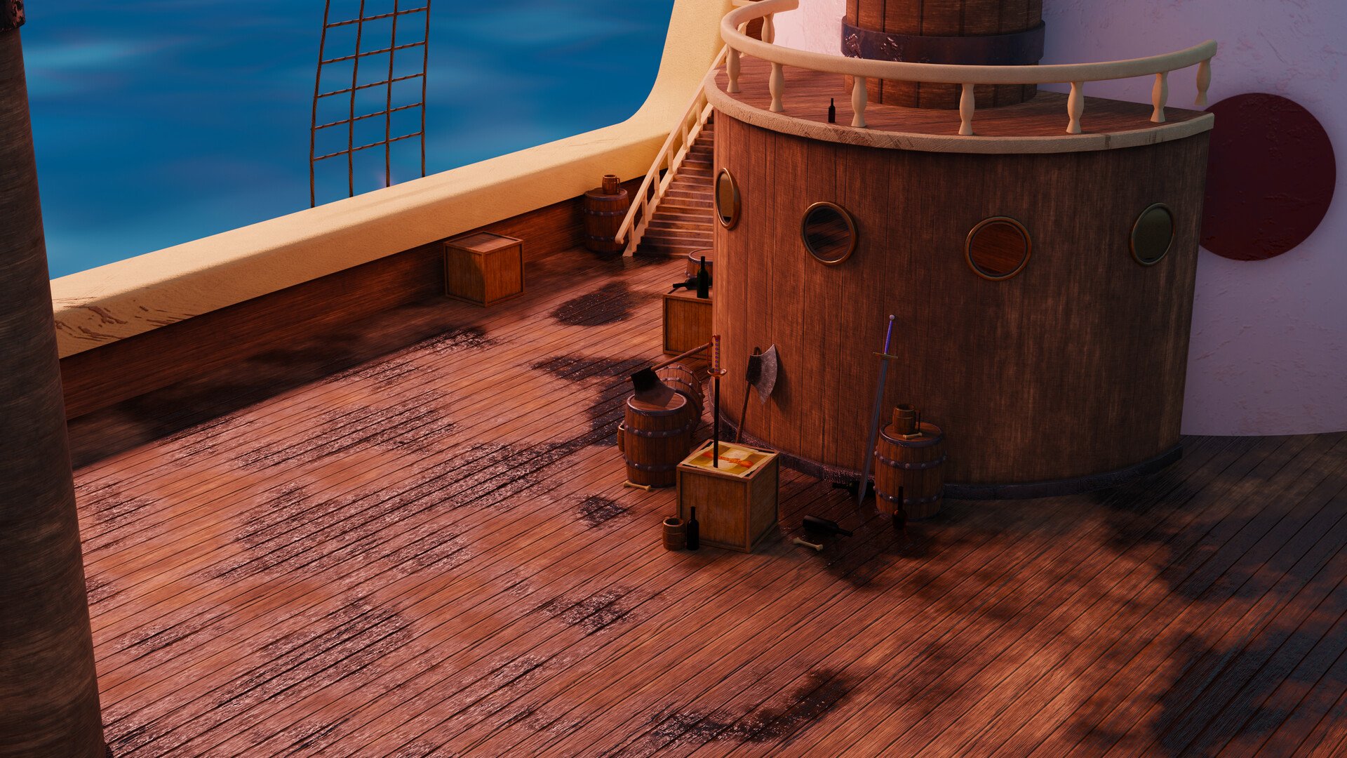 Josh Rai - The Roger Pirates Monster Trio - One Piece Fan Art