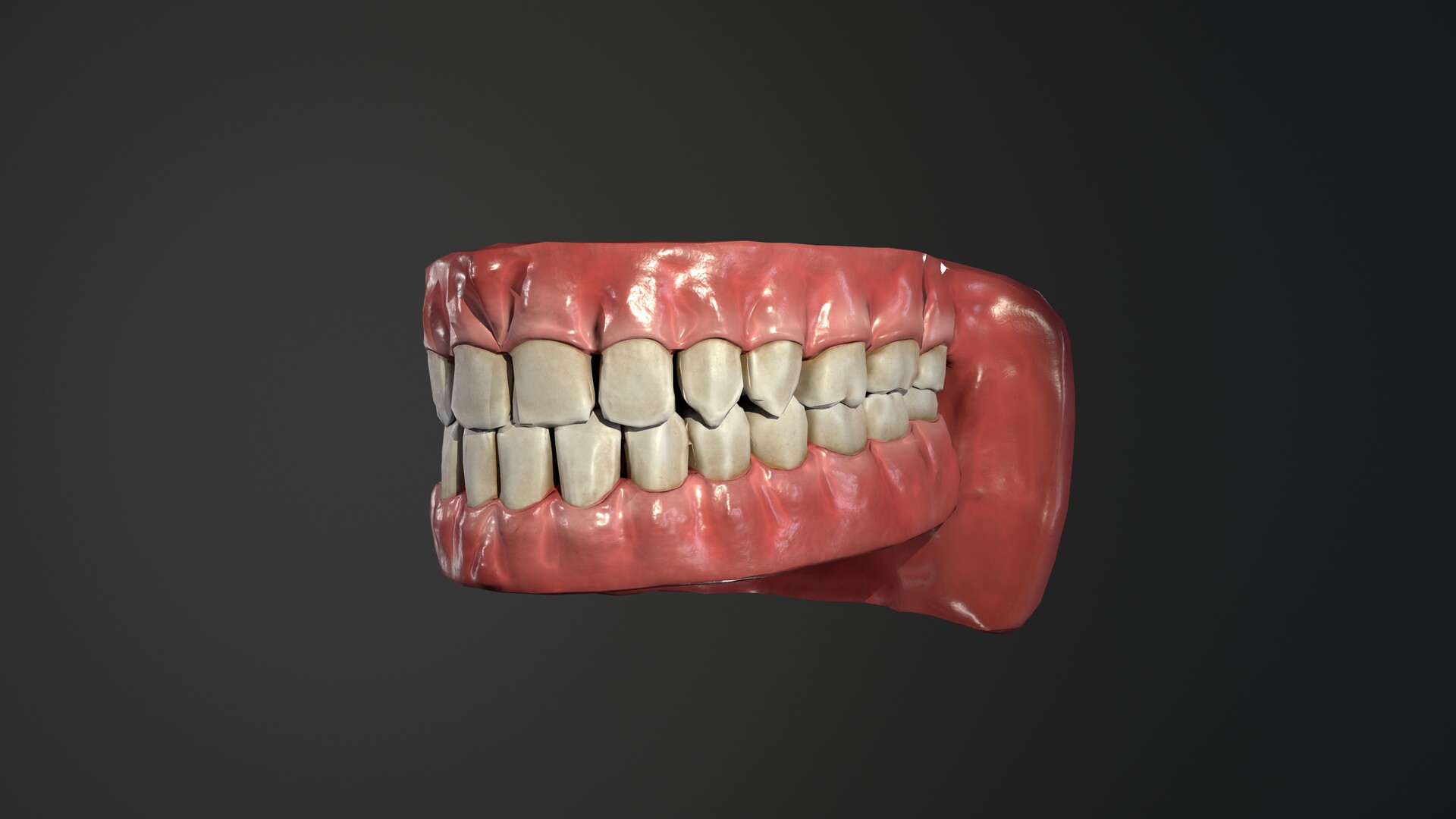 ArtStation - Human Mouth rig and animation