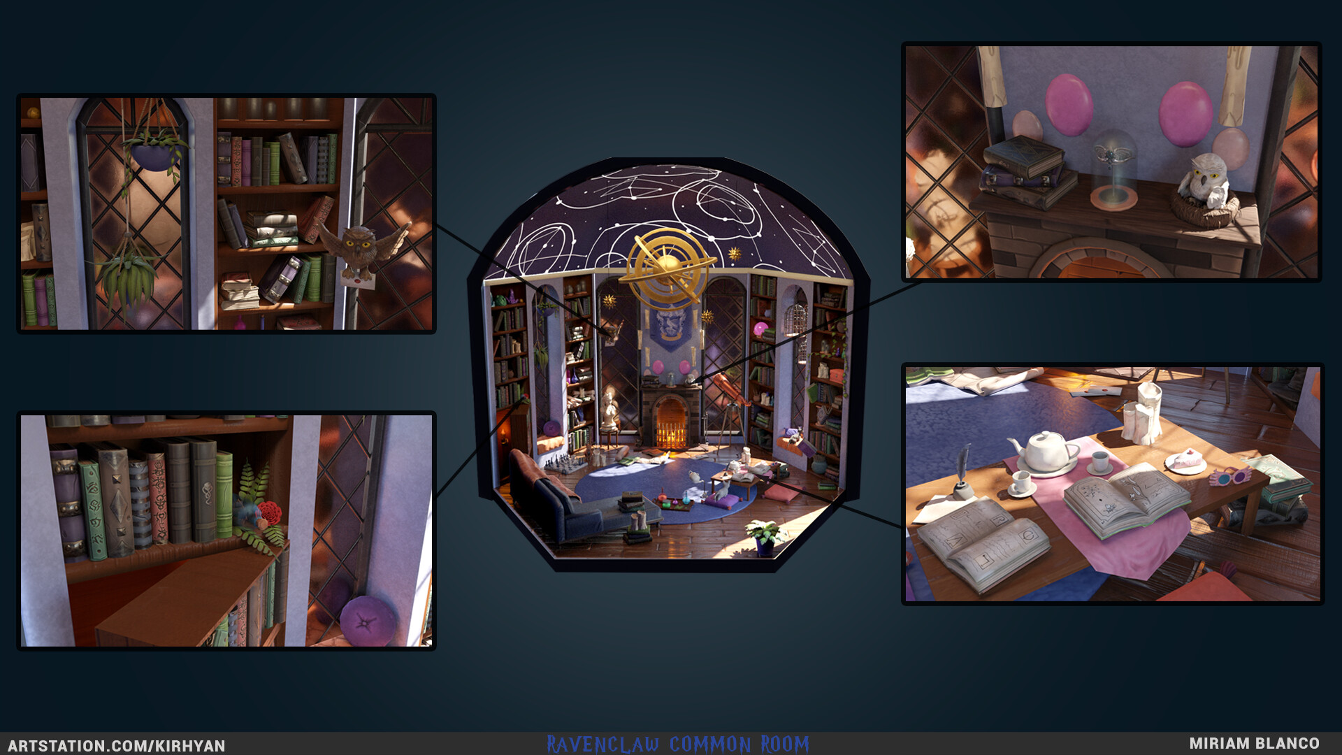 Miriam Blanco - Ravenclaw Common Room