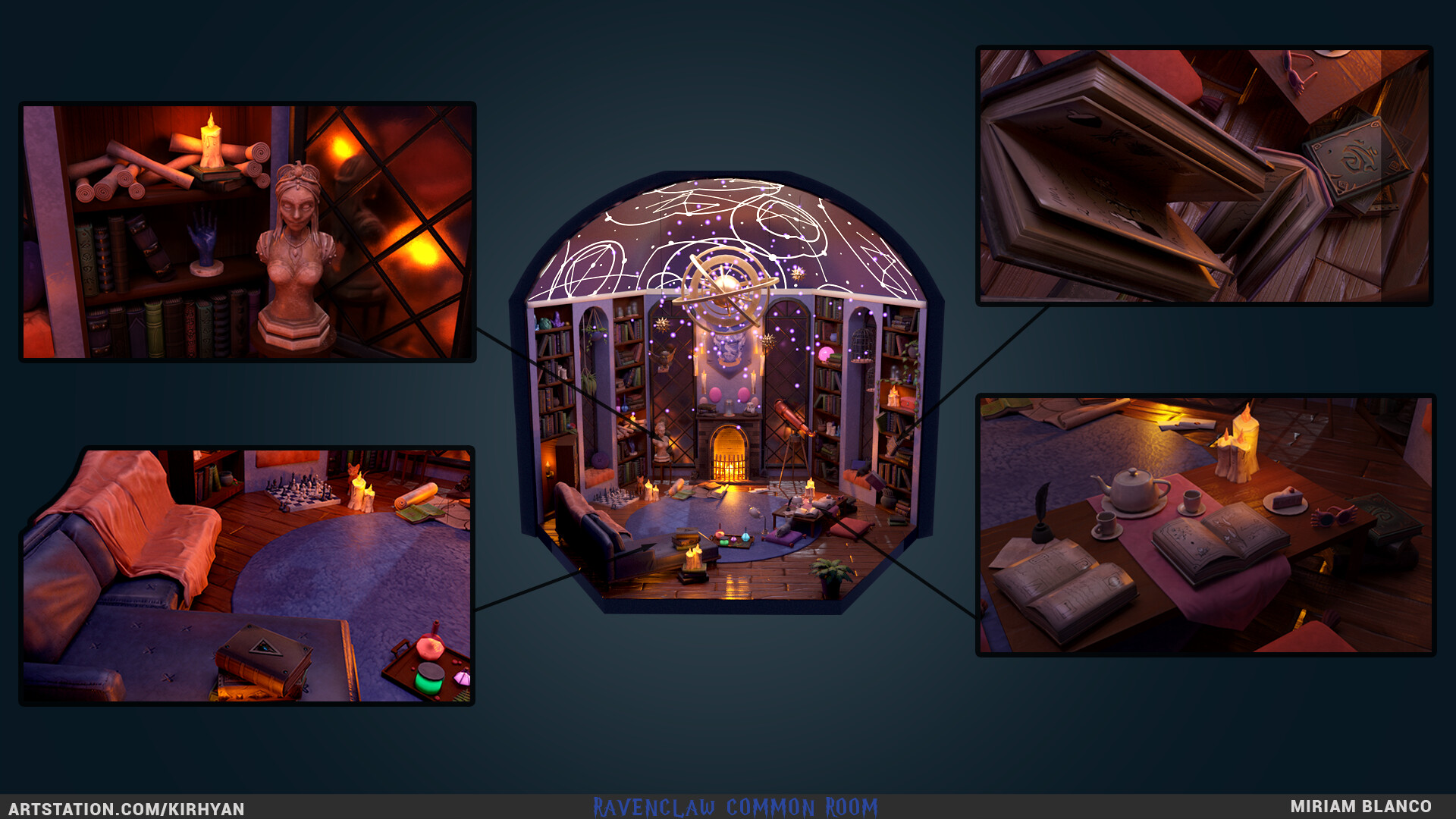 Miriam Blanco - Ravenclaw Common Room