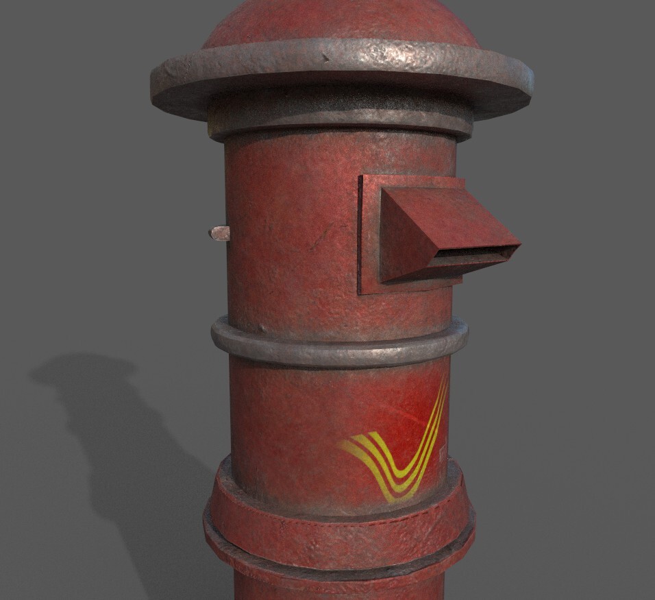 ArtStation - Indian Post Box