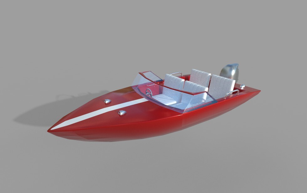 ArtStation - Motor Boat